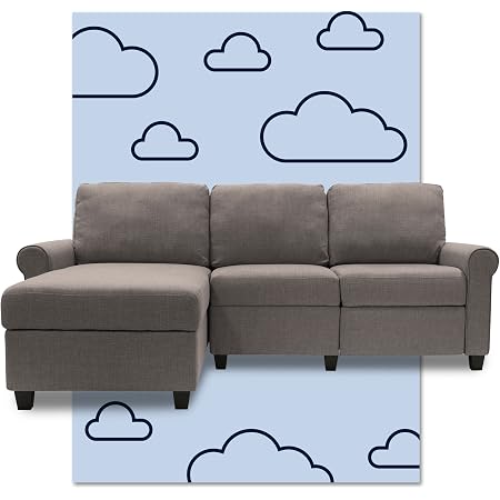 Amazon.com: Serta Palisades Reclining Sectional Sofa with Left Storage ...