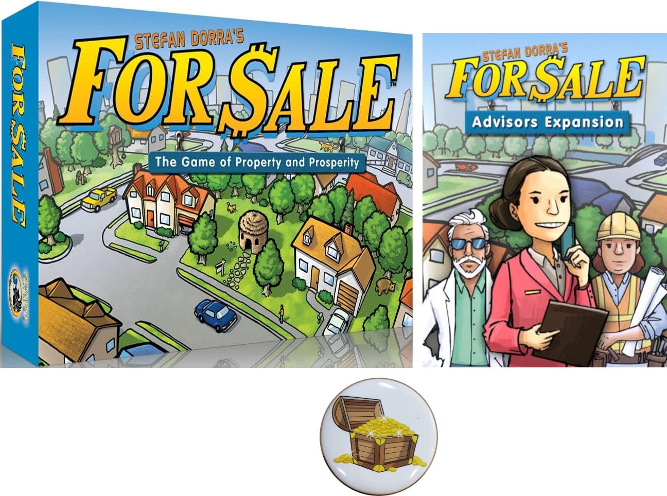 Amazon.com: for Sale Card Game Bundle of Base Game and Advisors ...
