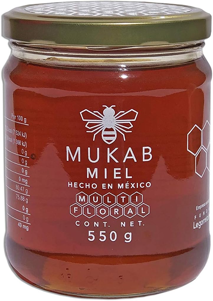 MUKAB Miel Multifloral 550 gr : Amazon.com.mx: Alimentos y Bebidas