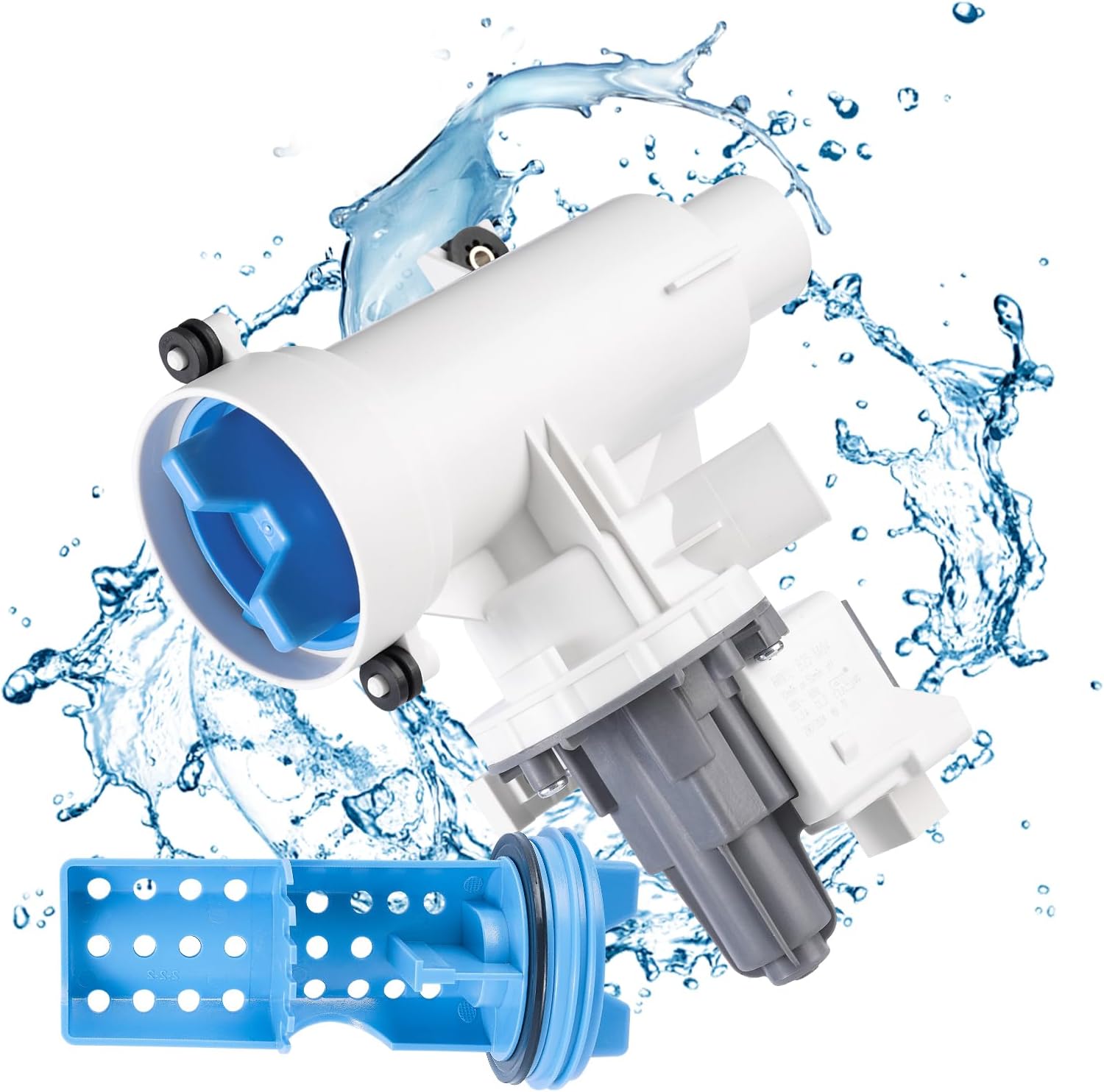 Amazon.com: WH11X29539 AP6986715 Washer Drain Pump and Filter Assembly ...