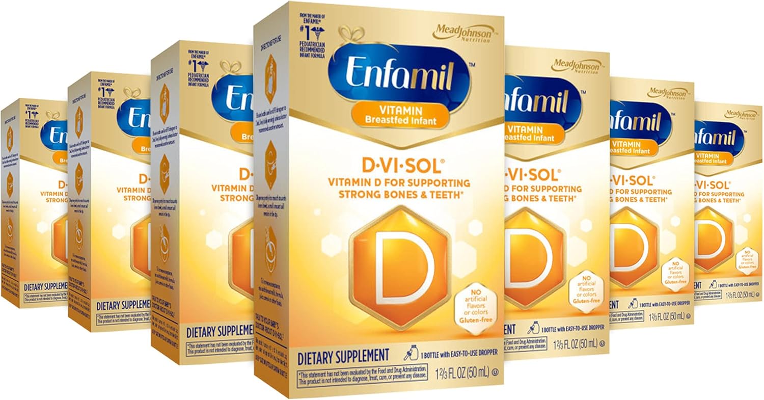 Amazon.com: Enfamil D-Vi-Sol Vitamin D Supplement Drops 50 mL (Pack of ...