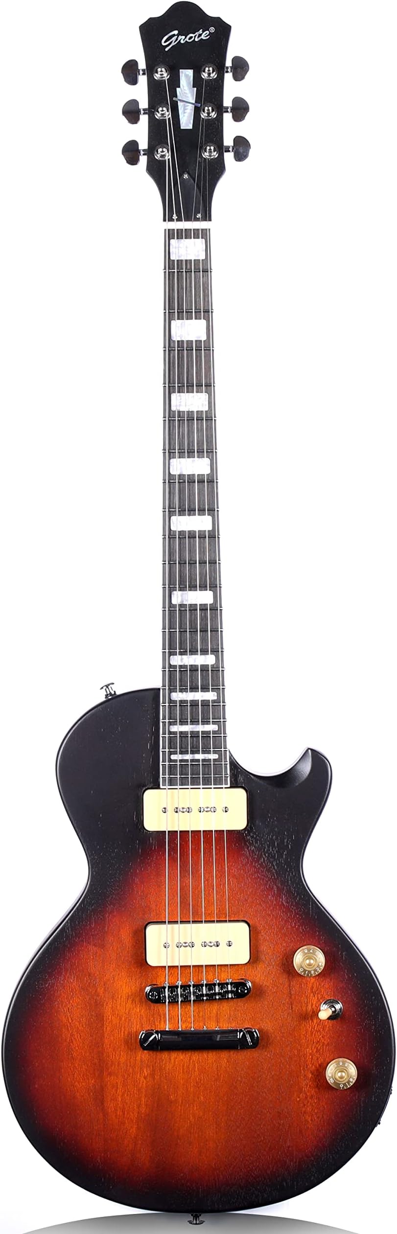 Amazon.co.jp: Grote LPS-023 Matte Finish Electric Guitar with P-90 ...