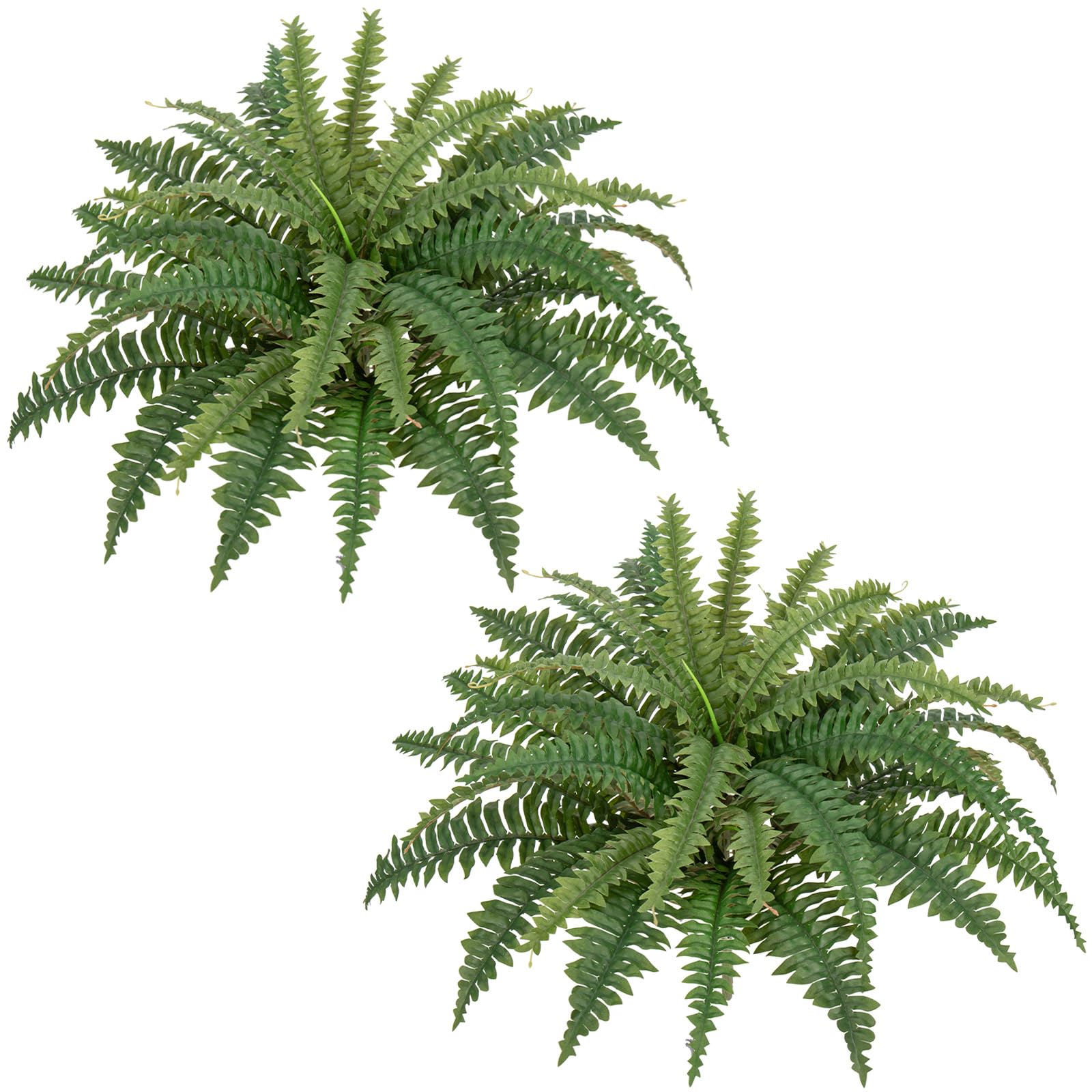 Amazon.com: Ferns Artificial Plants Set of 2 Faux Ferns for Outdoor ...