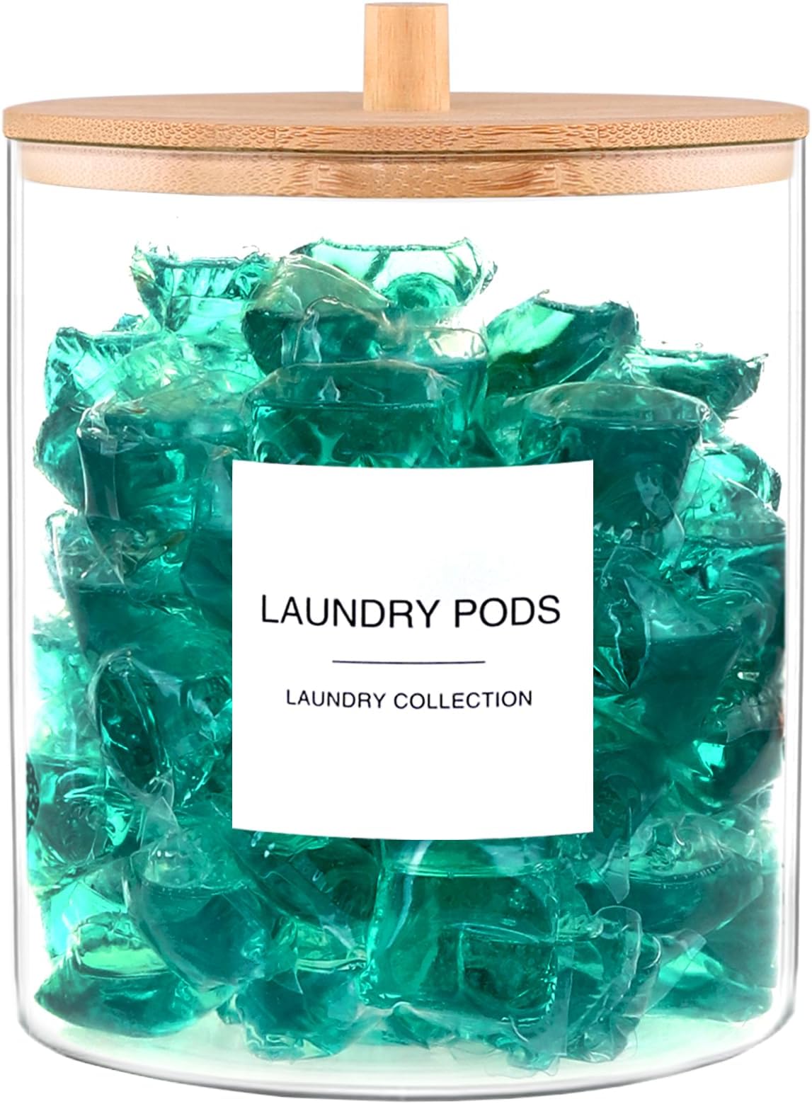 Amazon.com: Laundry Pods Container Laundry Jars - Half Gallon Laundry ...