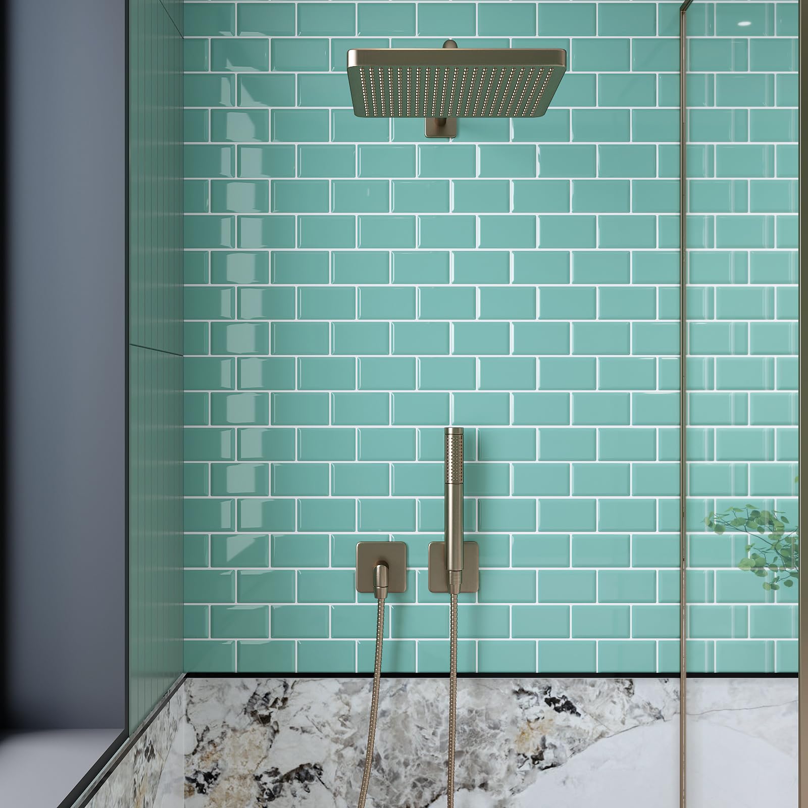 Azulejo De Metro De Color Verde Menta Azulejos Metro | Tienda Online