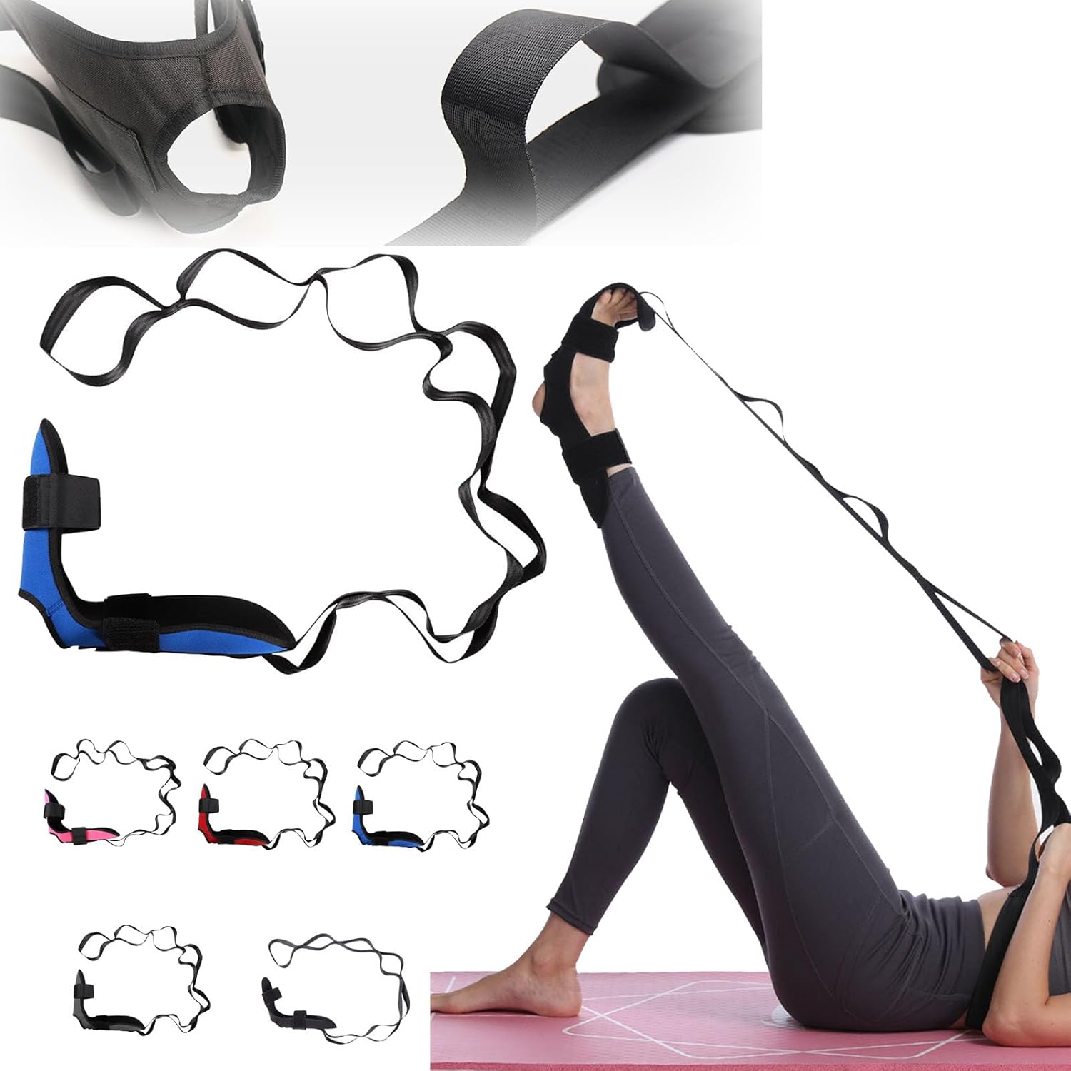 FlexStrap - Stretching Strap, 2025 New VivoFlex FlexStrap Orthopedic Stretching Strap, for ...