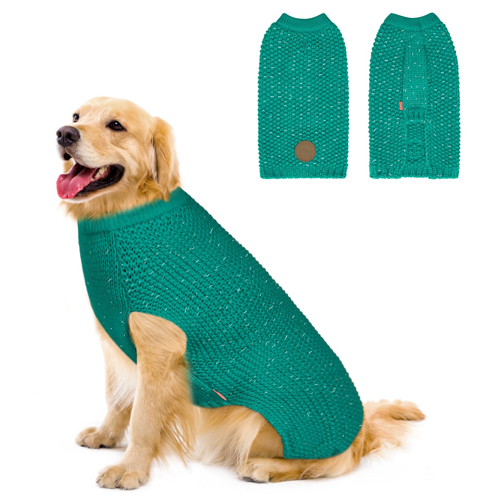 Amazon.com : KYEESE Large Dog Sweater Christmas Large Dog Sweater with ...