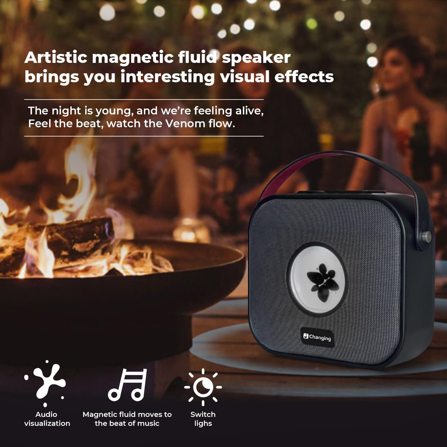 Ferrofluid Visualizer Burnslap Ferrofluid Speaker Dancing Ferrofluid ...