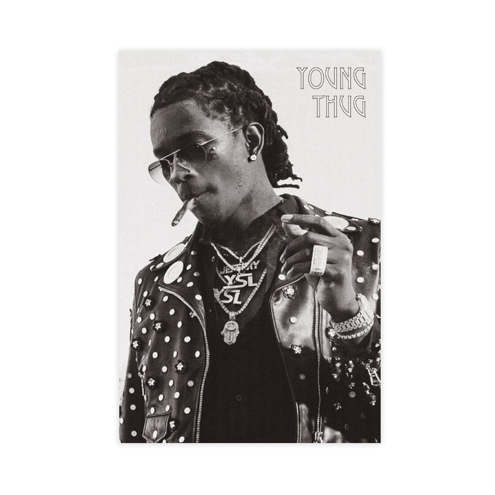 Young Thug Art Rapper Art Young Thug Black Artwork WHY THE TRIAL OF