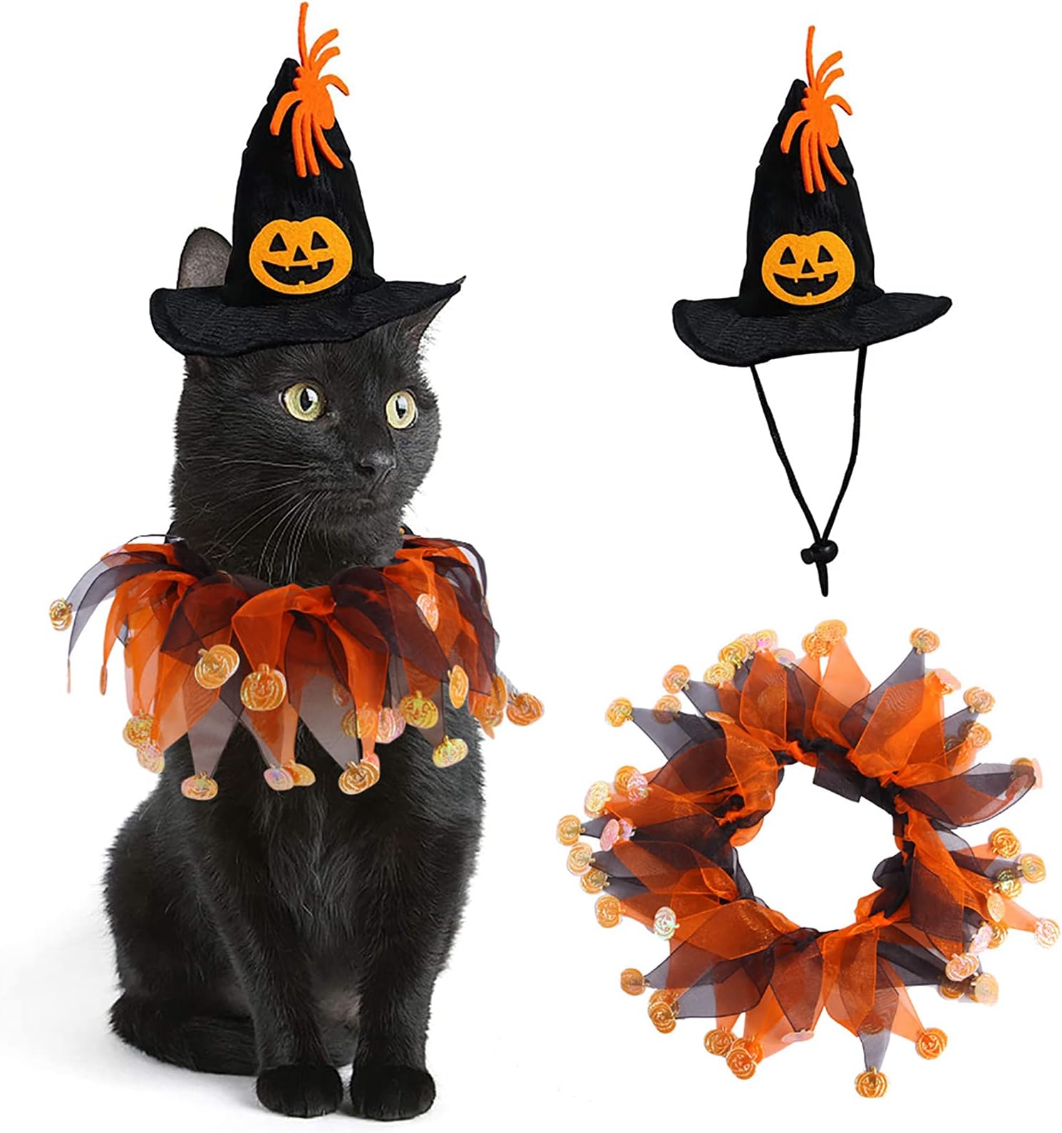 obqo Halloween Pet Bat Wings Cat Dog Bat Costume Pet Costume Halloween ...