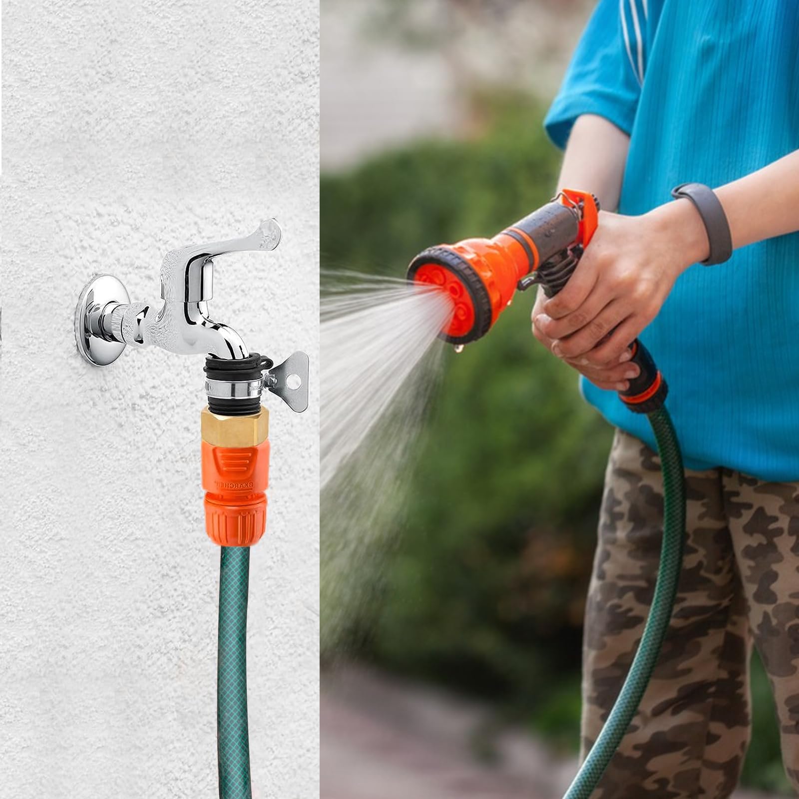 Snapklik.com : 1 Pack Hose Bib Adapter Garden Hose Spigot Adapter 1-1/ ...