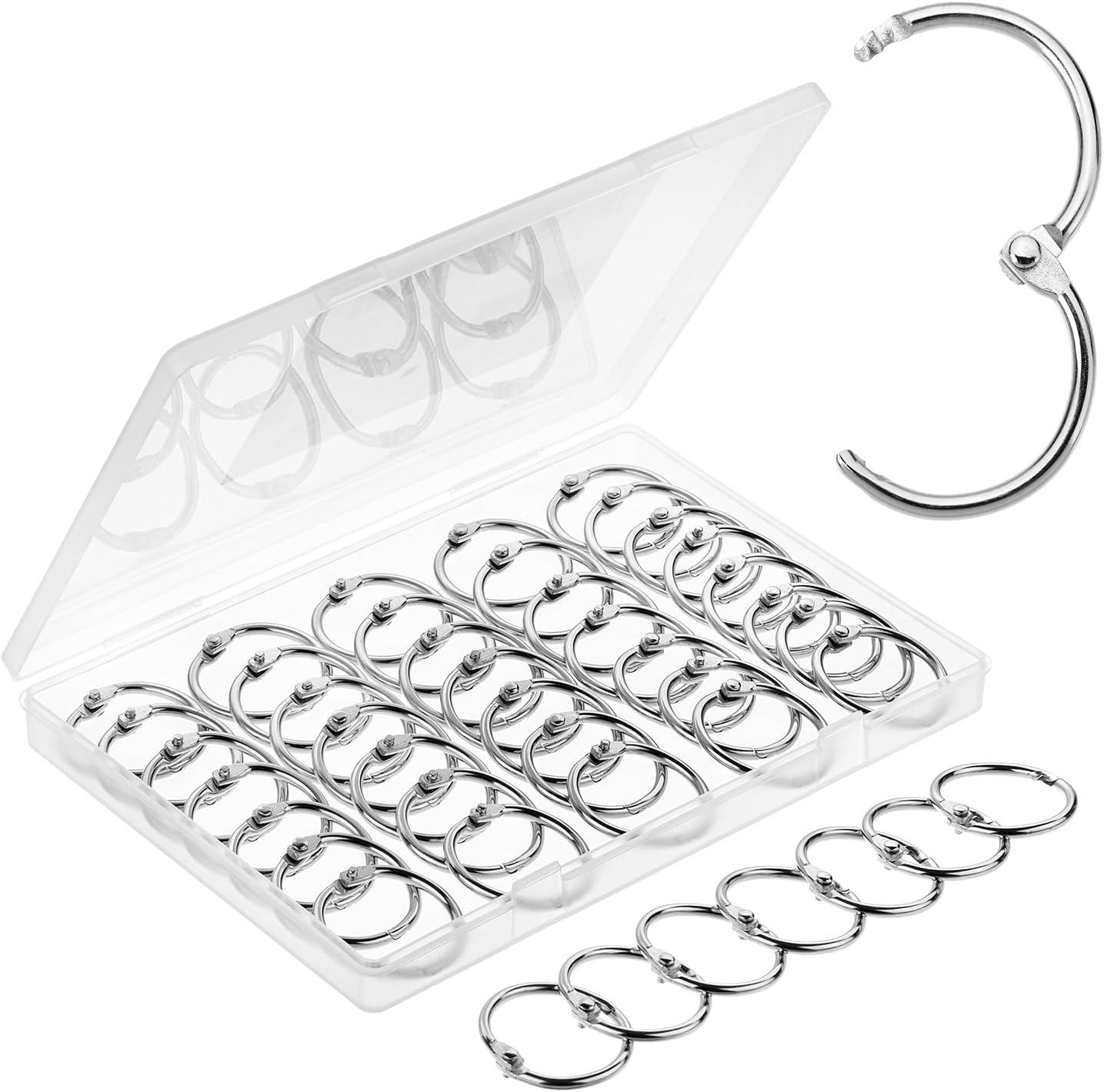 Amazon.com : Mr. Pen- Loose Leaf Binder Ring, 50 Pack, Binder Rings 1 ...