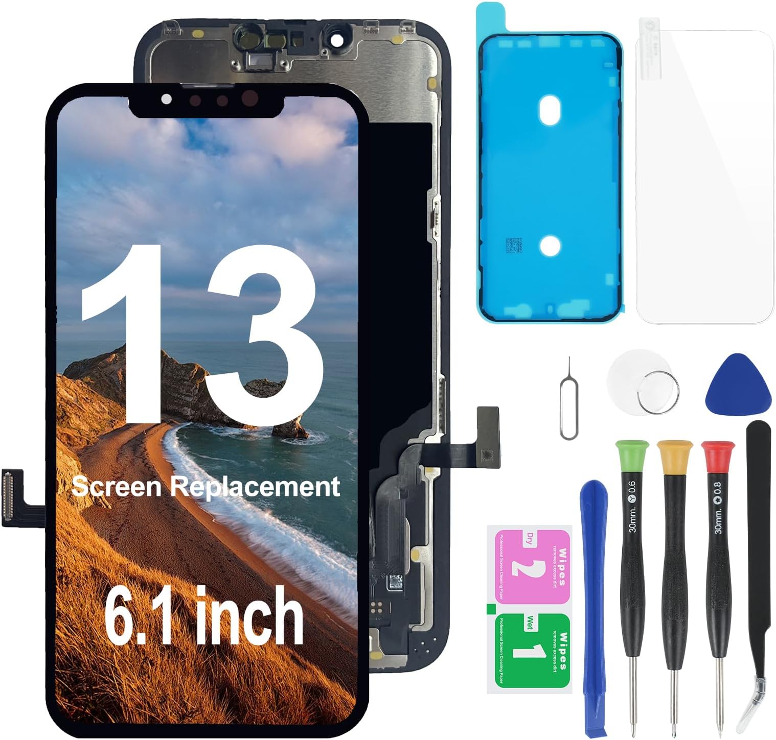 Amazon.com: TSIOFO for iPhone XR Screen Replacement 6.1 inch LCD ...