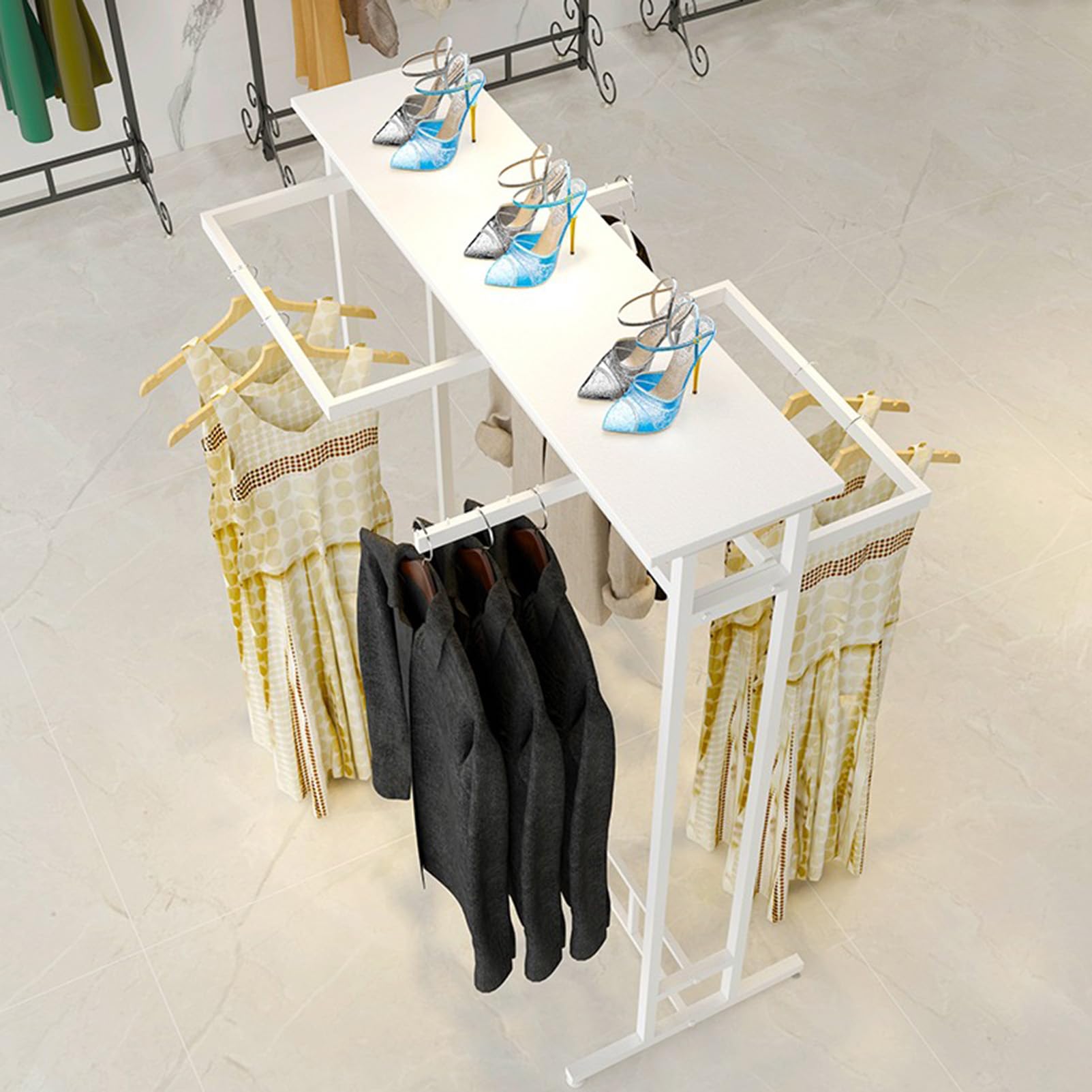 Amazon.com: Modern Clothing Rack Commercial Grade Nakajima Clothes ...