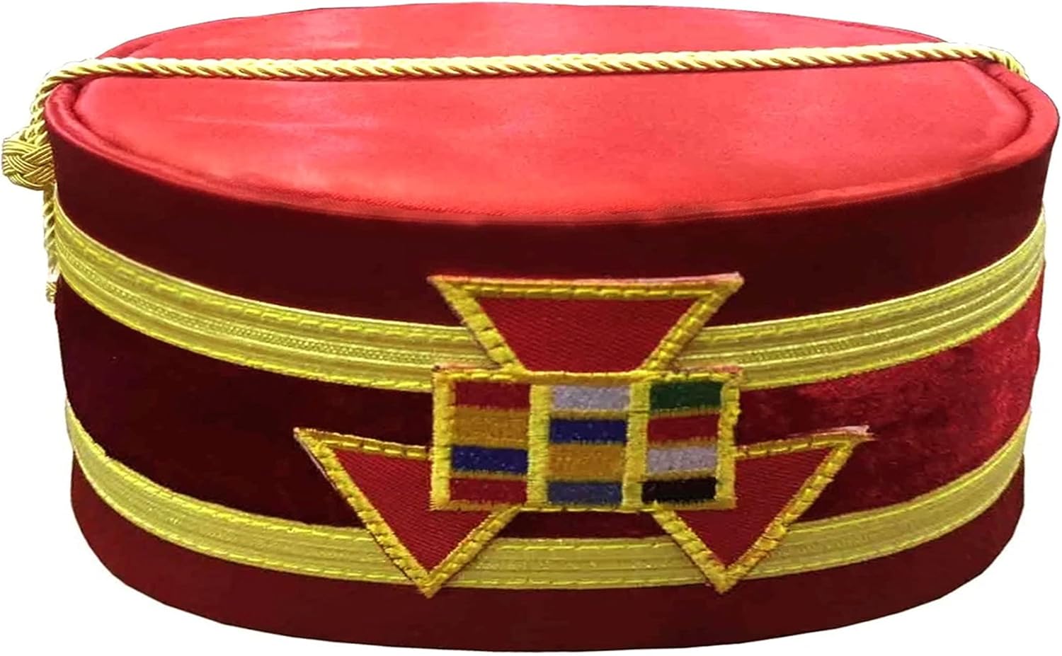Amazon.com: Royal Arch Past High Priest PHP Emblem Cap Red- Size 7 3/4 ...