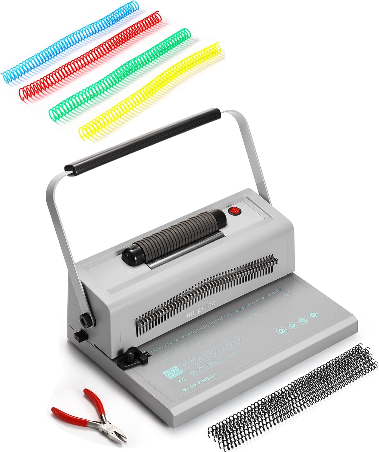 Amazon.com : OFFNOVA Im·Pulse Electric Spiral Coil Binding Machine and ...