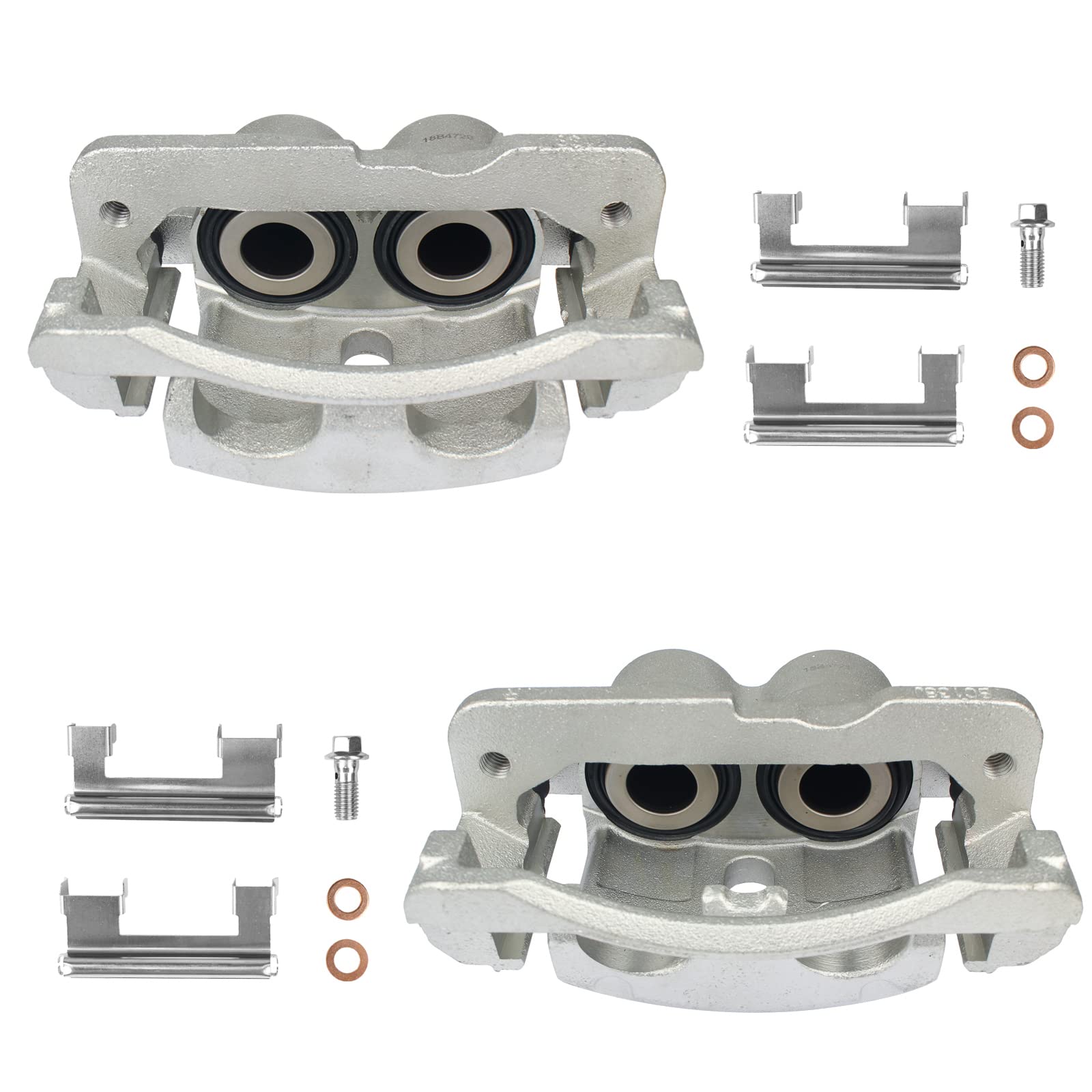 Autoround Disc Brake Caliper Assembly with Bracket fit for Chevy, GMC ...