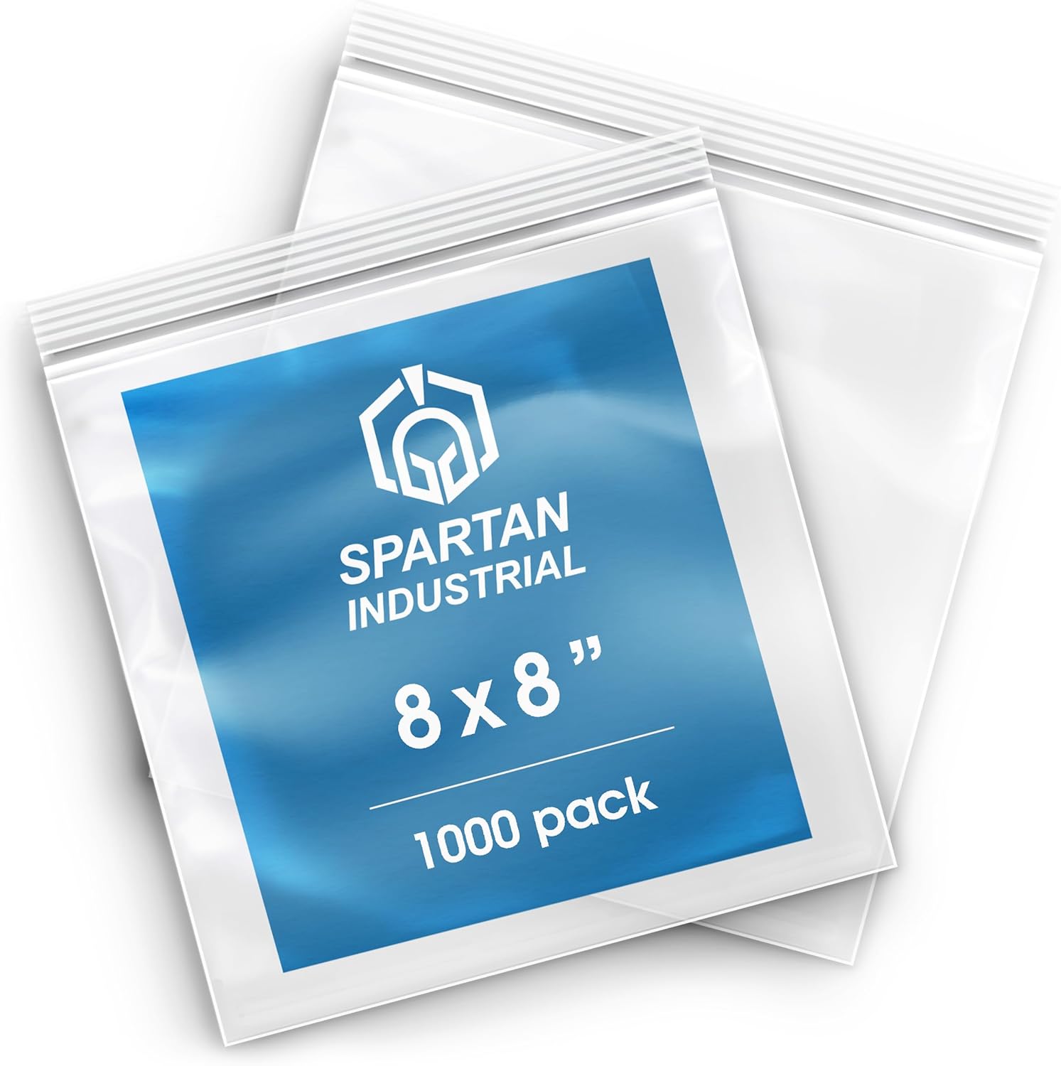 Spartan Industrial - 8” X 8” (1000 Count) 2 Mil Clear Reclosable Zip ...