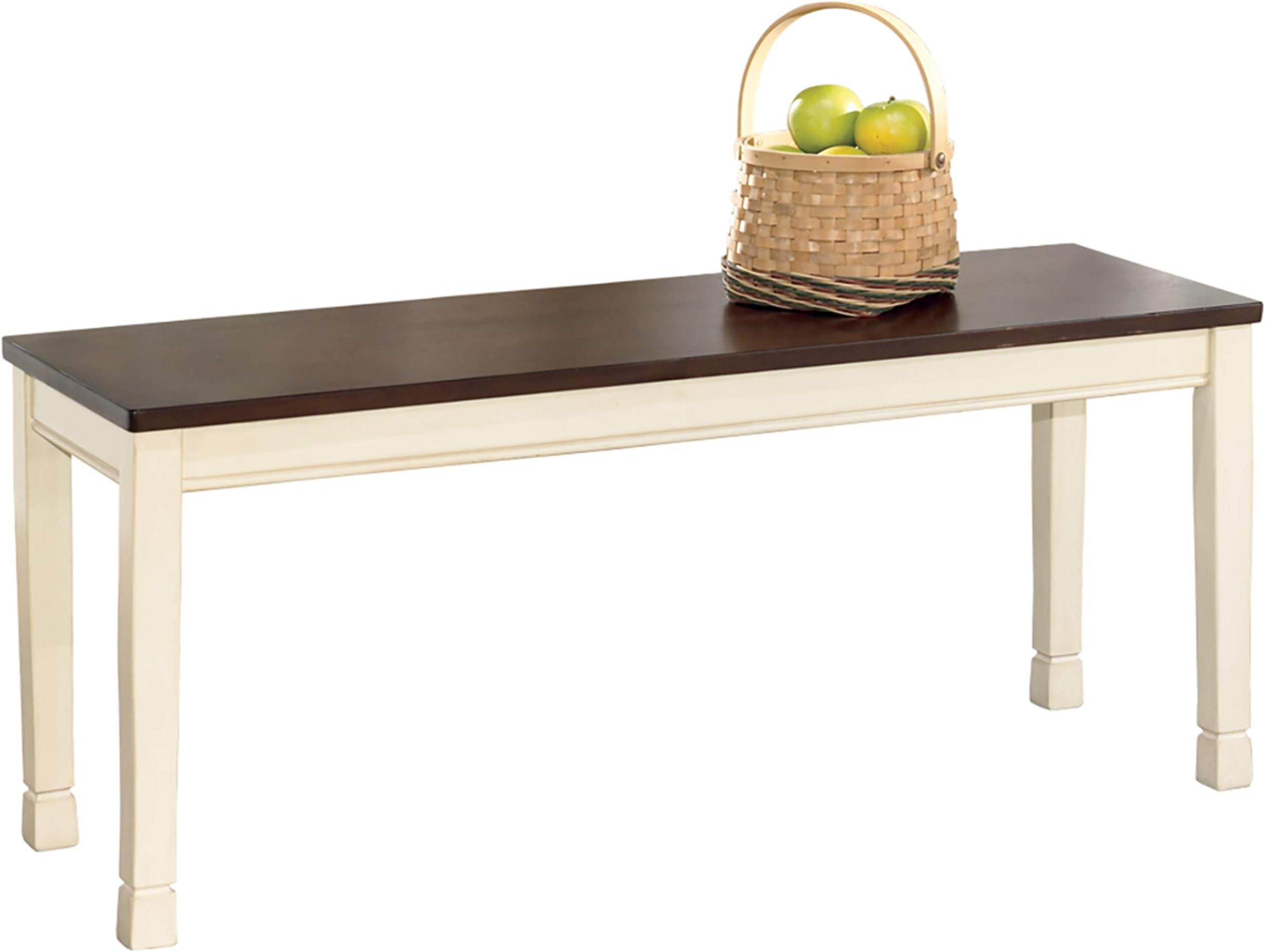 Amazon.com - Grain Wood Furniture Valerie Solid Wood Bench with a ...