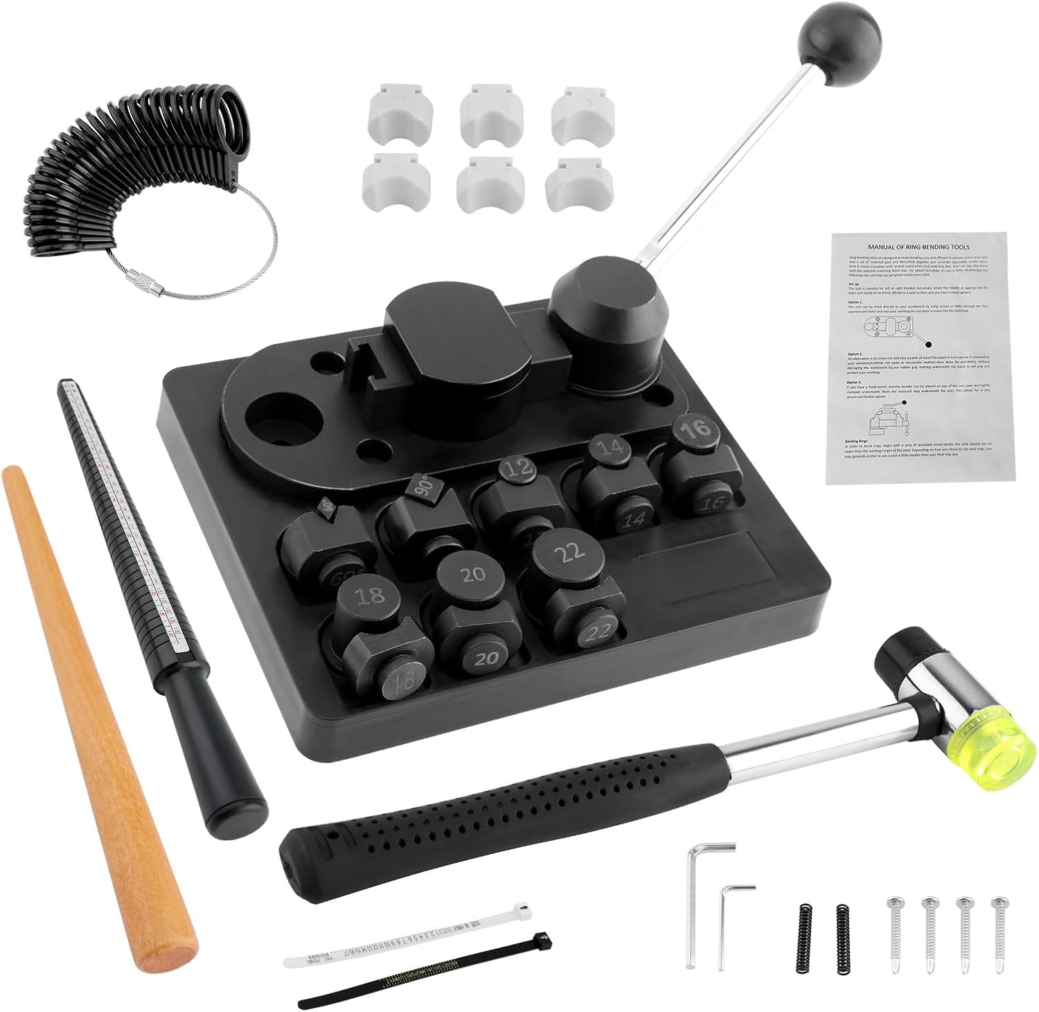 Amazon.com: Ring Bender Ring Bending Tool Kit, Ring Making Tool with ...
