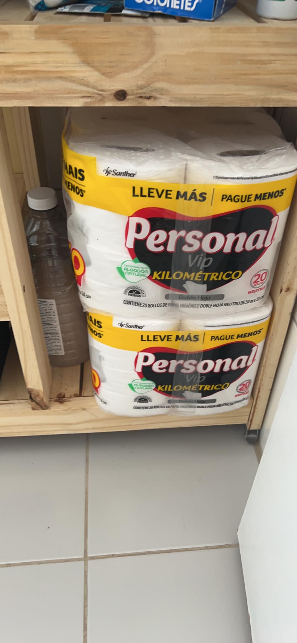 Personal Papel Higiênico Kilométrico Folha Dupla, Com 20 Rolos 50M ...