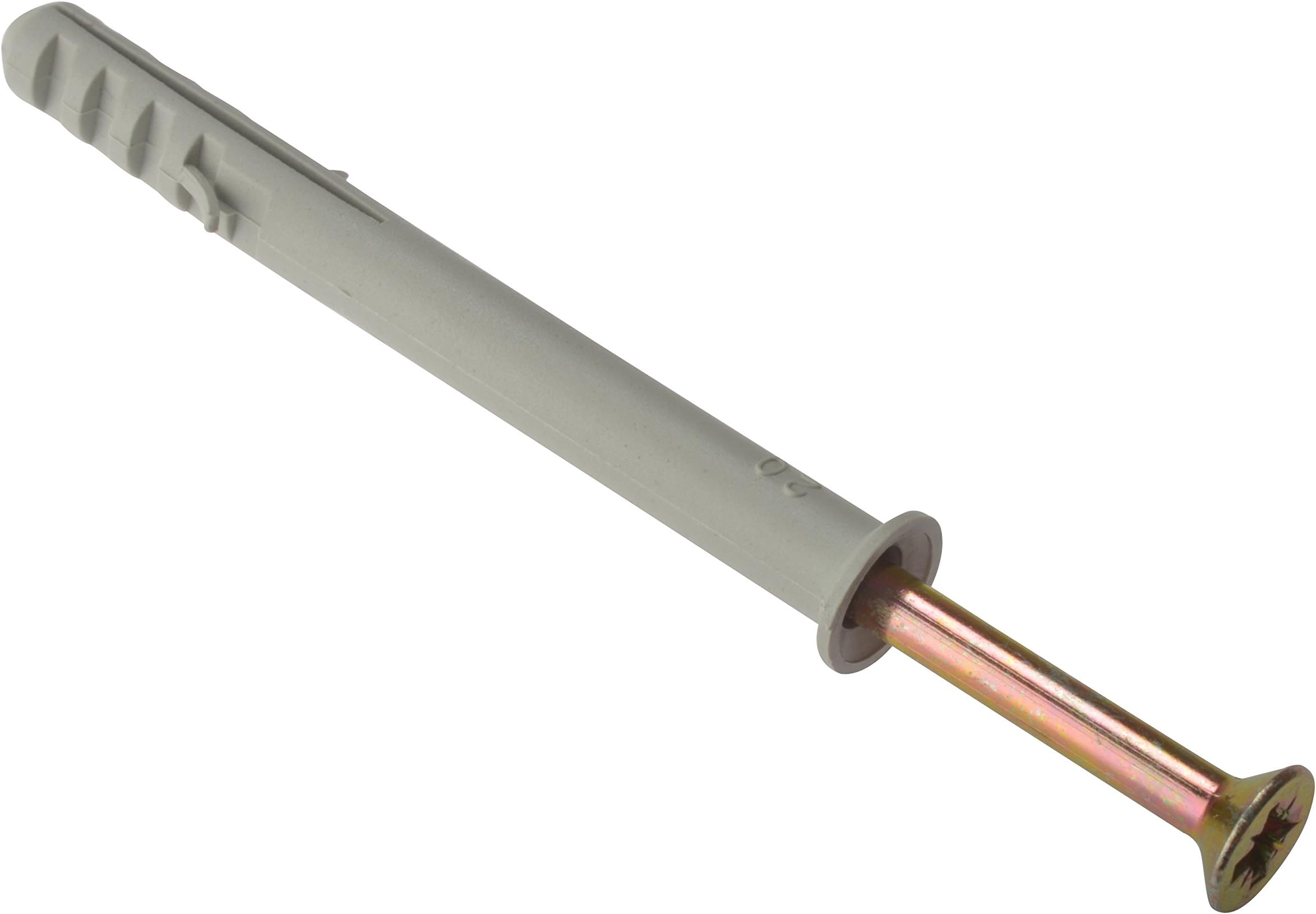 Merriway BH05911 (12 Pcs) Screw Type Solid Wall Frame Fixing with Nylon ...