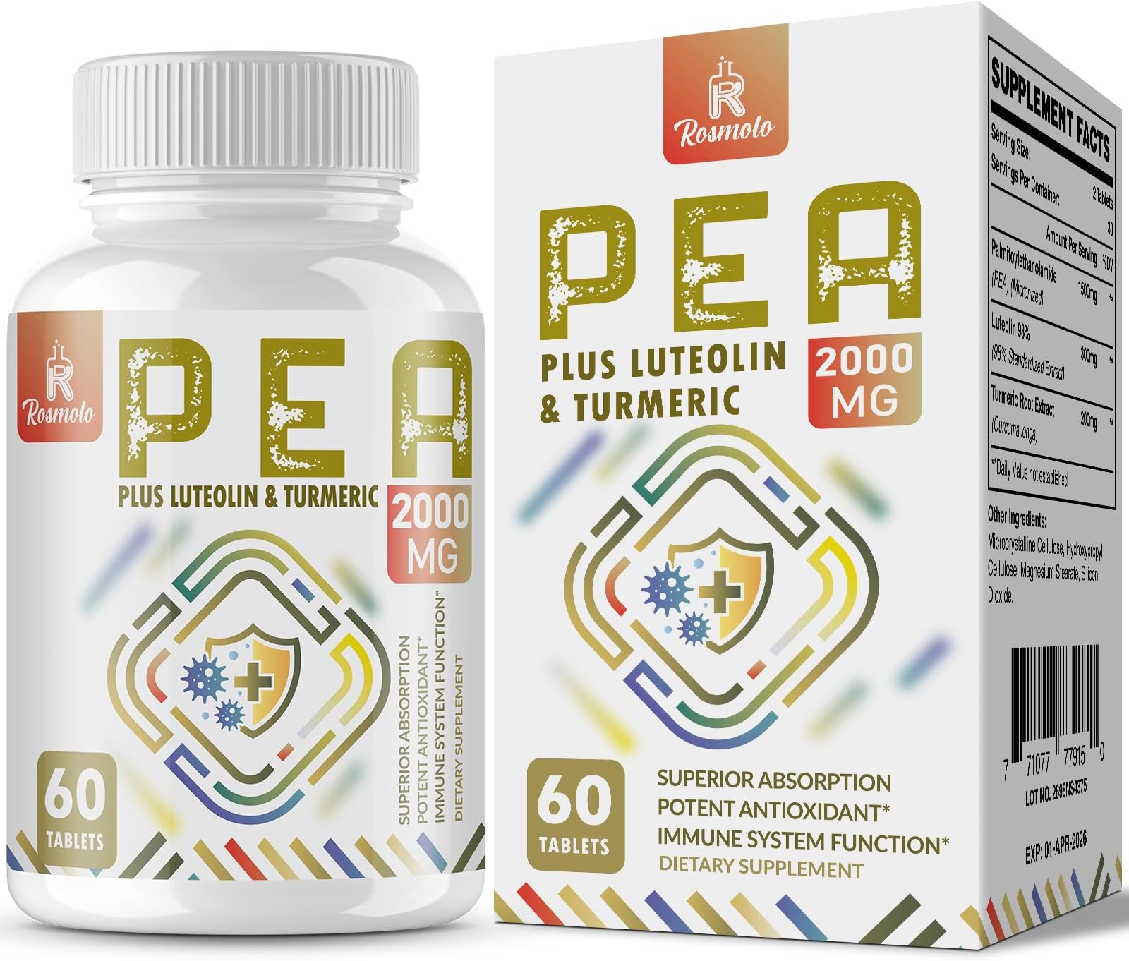 Amazon.com: HARVEST NATURALS Palmitoylethanolamide Powder | Pea 400mg ...