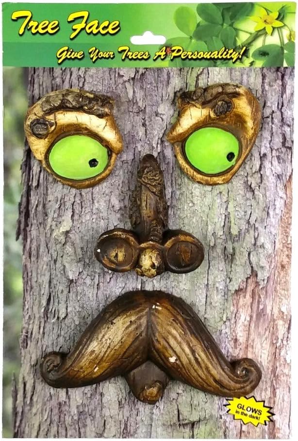 Amazon.com: Land & Sea Mr. Mustache Tree Face : Home & Kitchen