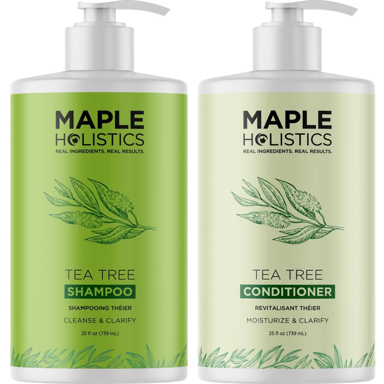 Amazon.com : Tea Tree Shampoo and Conditioner Set - Sulfate Free ...