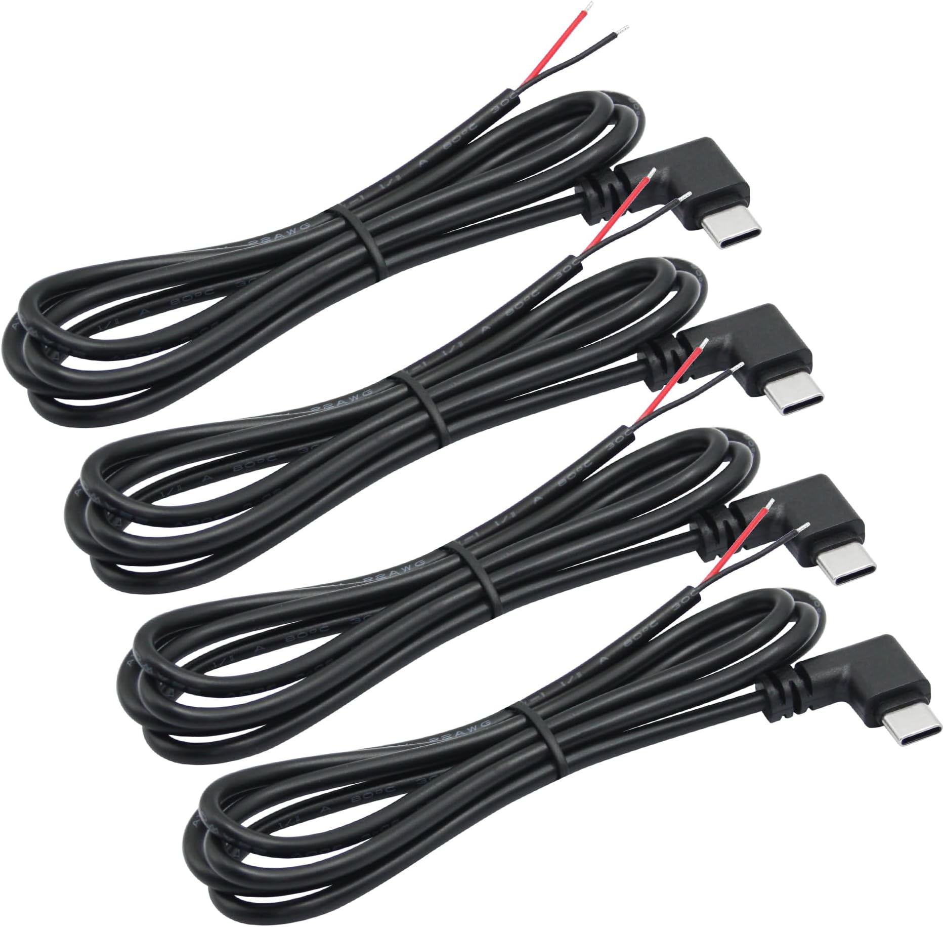 Amazon.com: N//C 2pcs Micro USB Male Plug Cable 12inch 30cm 5V 3A 22AWG ...