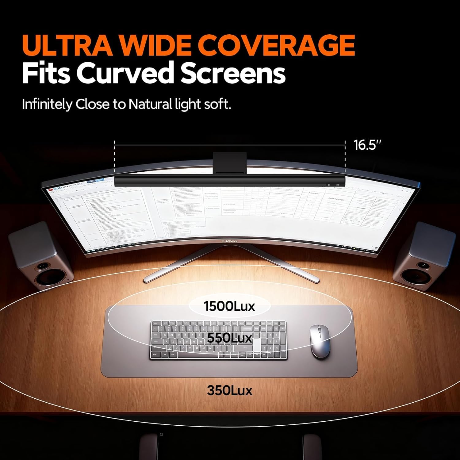 Snapklik.com : LYMAX Computer Monitor Light Bar, USB Computer Lamp ...