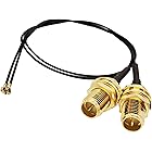 Amazon.com: DIYmall 2.4G WiFi Antenna with U.FL to Female SMA Cable ...