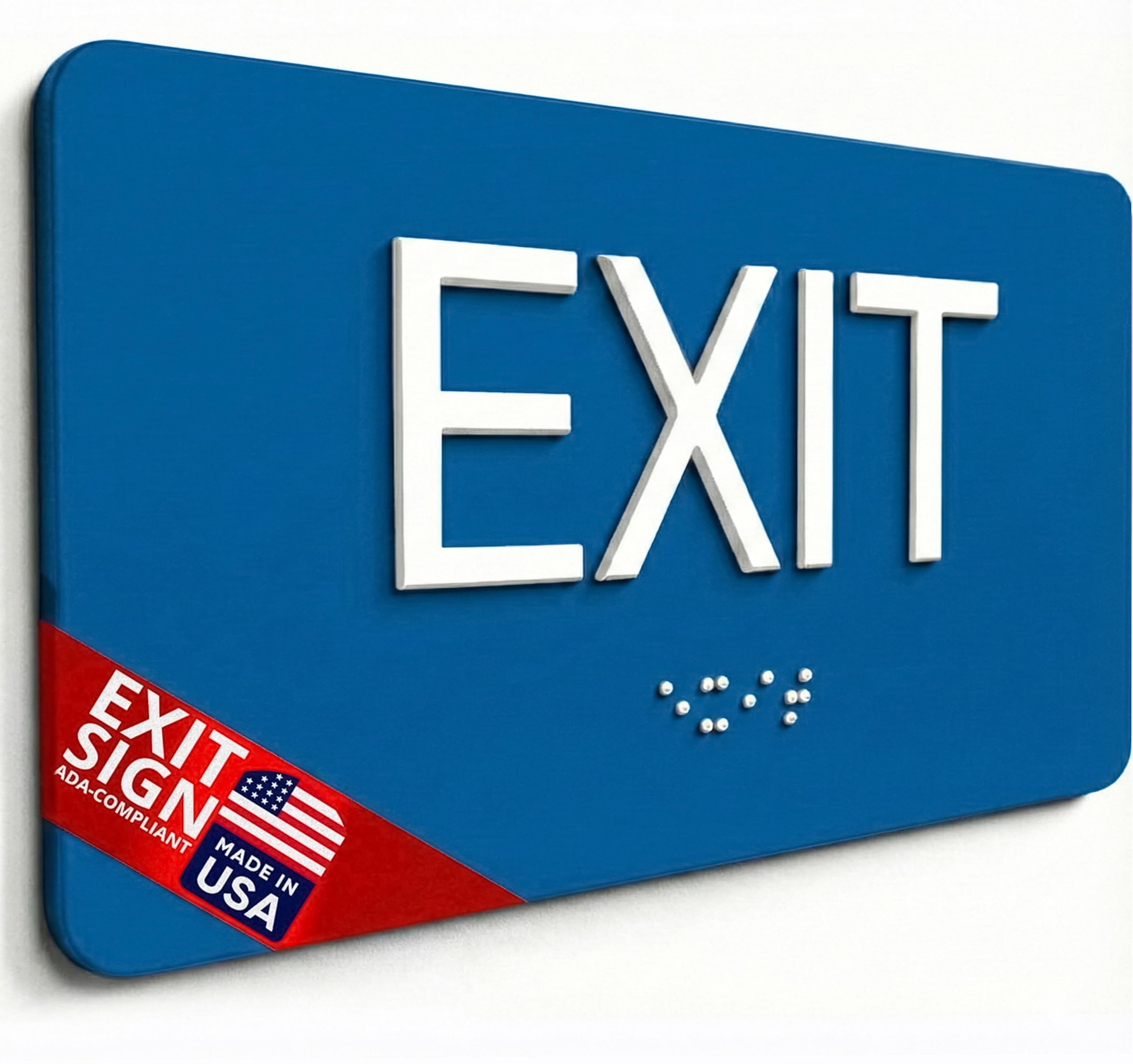 Snapklik.com : NAP TAGS ADA-compliant Exit Sign
