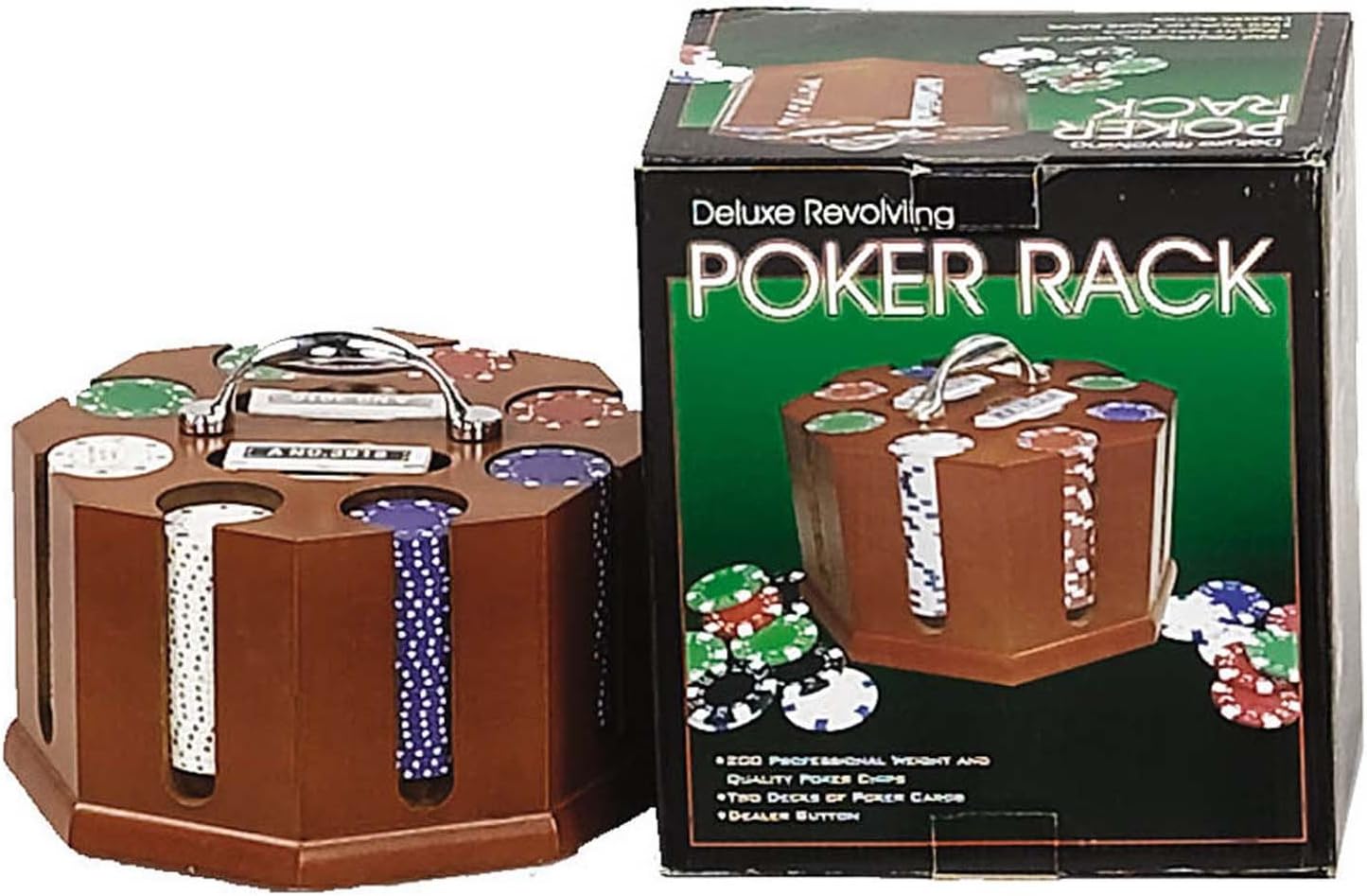 Revolving Poker Chip Rack With Chips And Cards - Pipe Fittings - Amazon.com