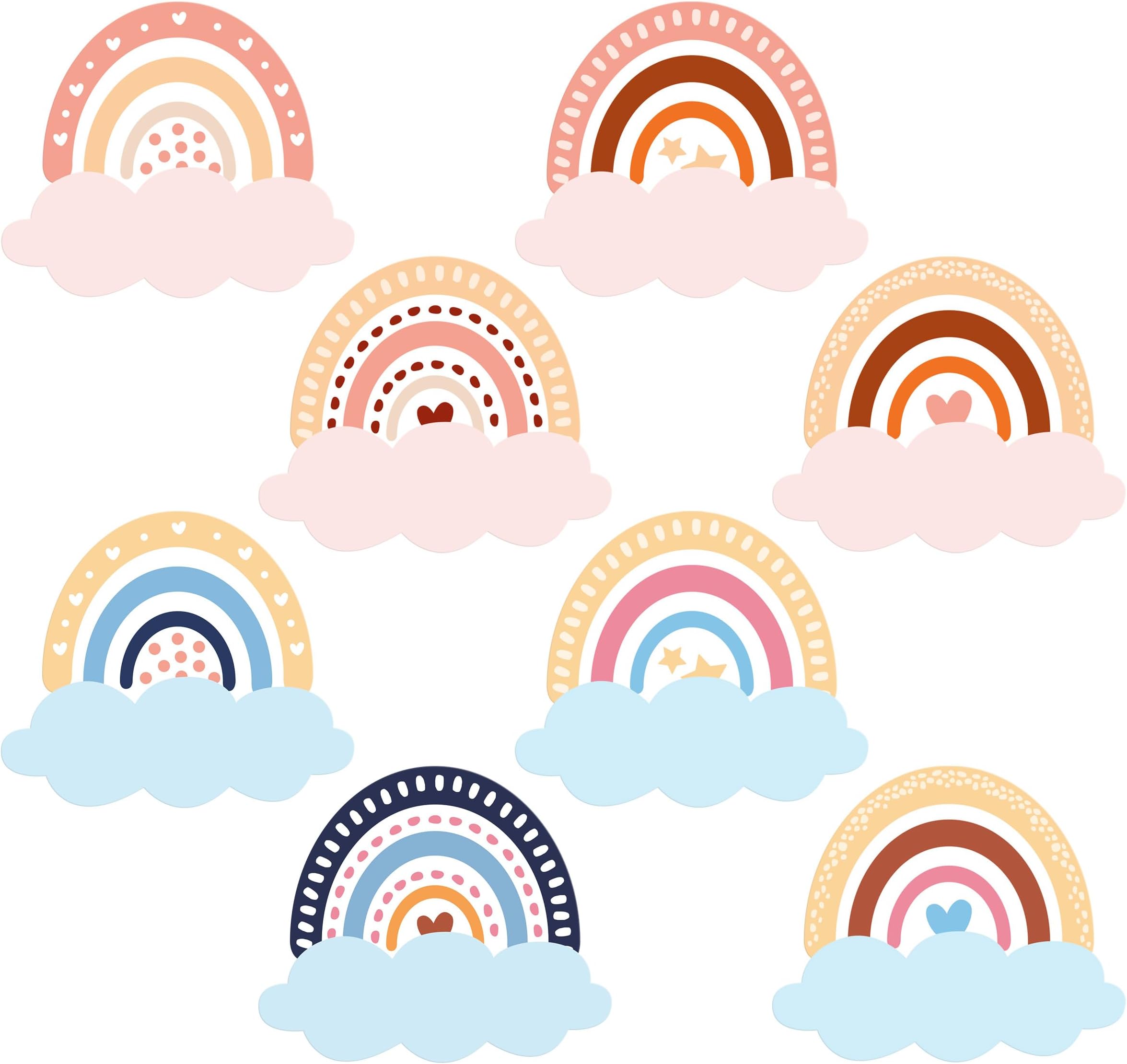 Amazon.com: Colarr 600 Pcs Rainbow Name Labels Bulk Gift Name Tag ...