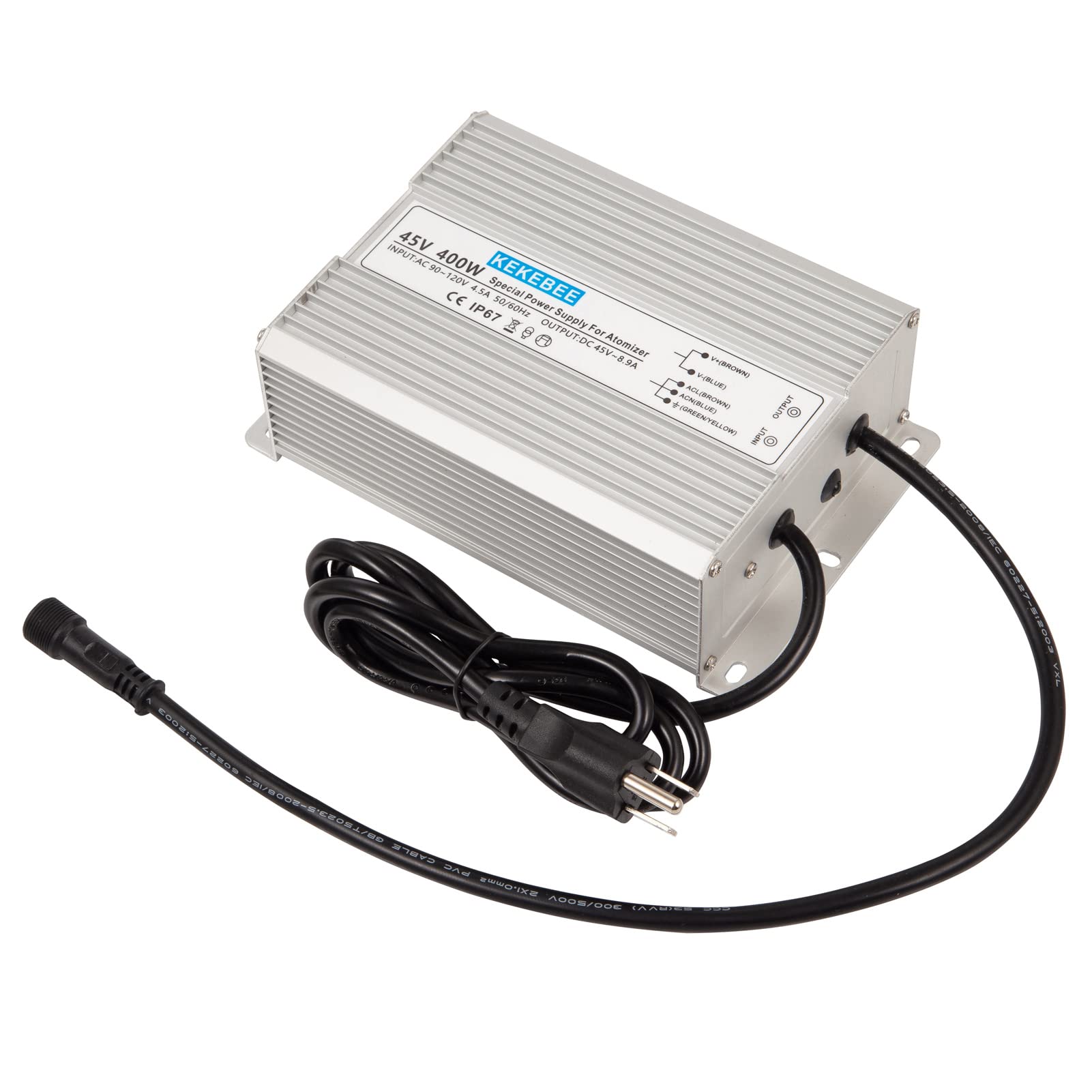 Amazon.com: KEKEBEE 45V400W waterproof power transformer, fog machine ...
