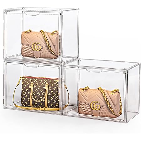 Amazon.com: Cutora Clear Handbag Storage Organizers for Closet, 9 Packs ...