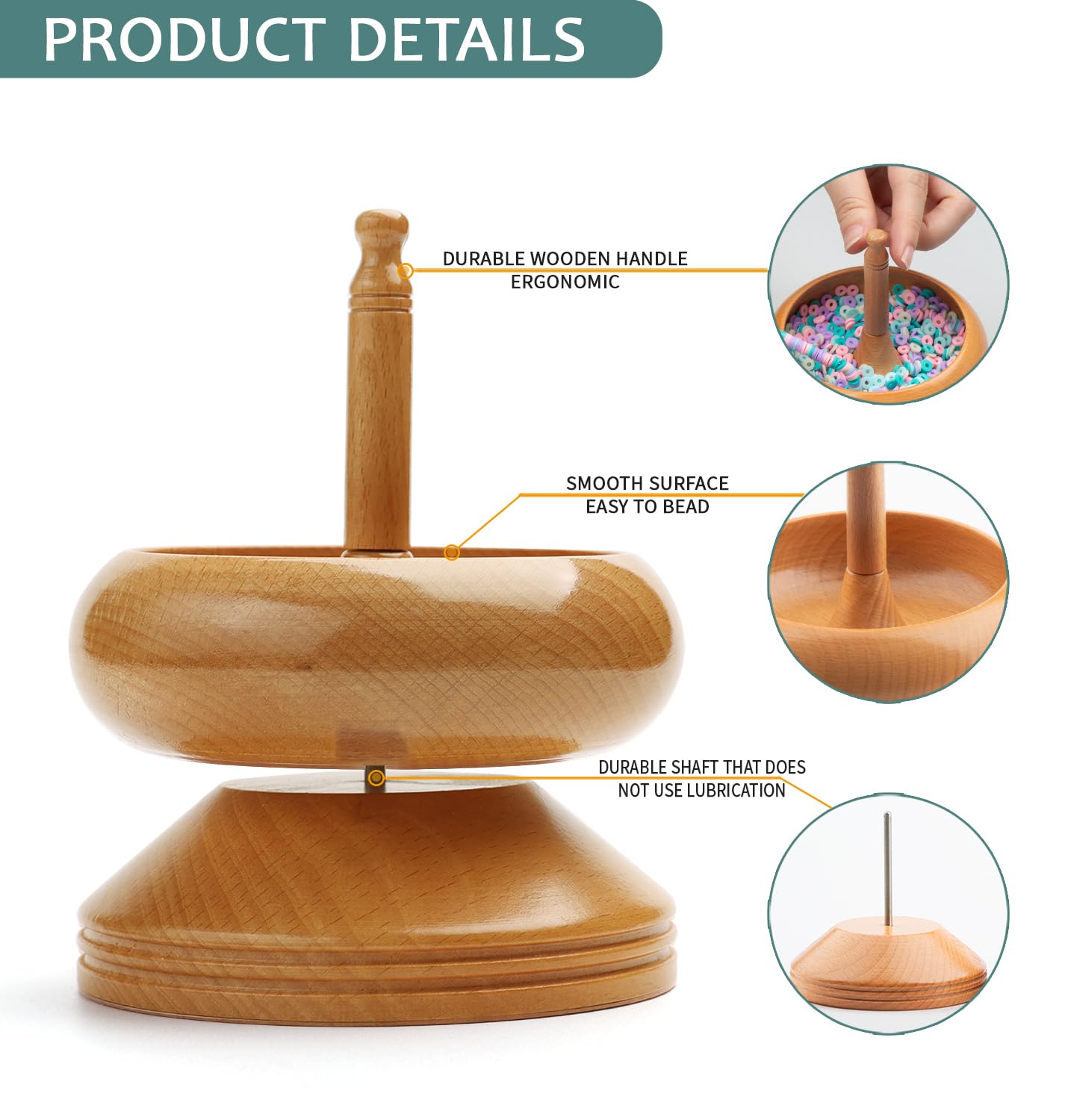 INDIVSHOW Bead Spinner, Quick Beading Tool for Making Jewelry, Such As ...