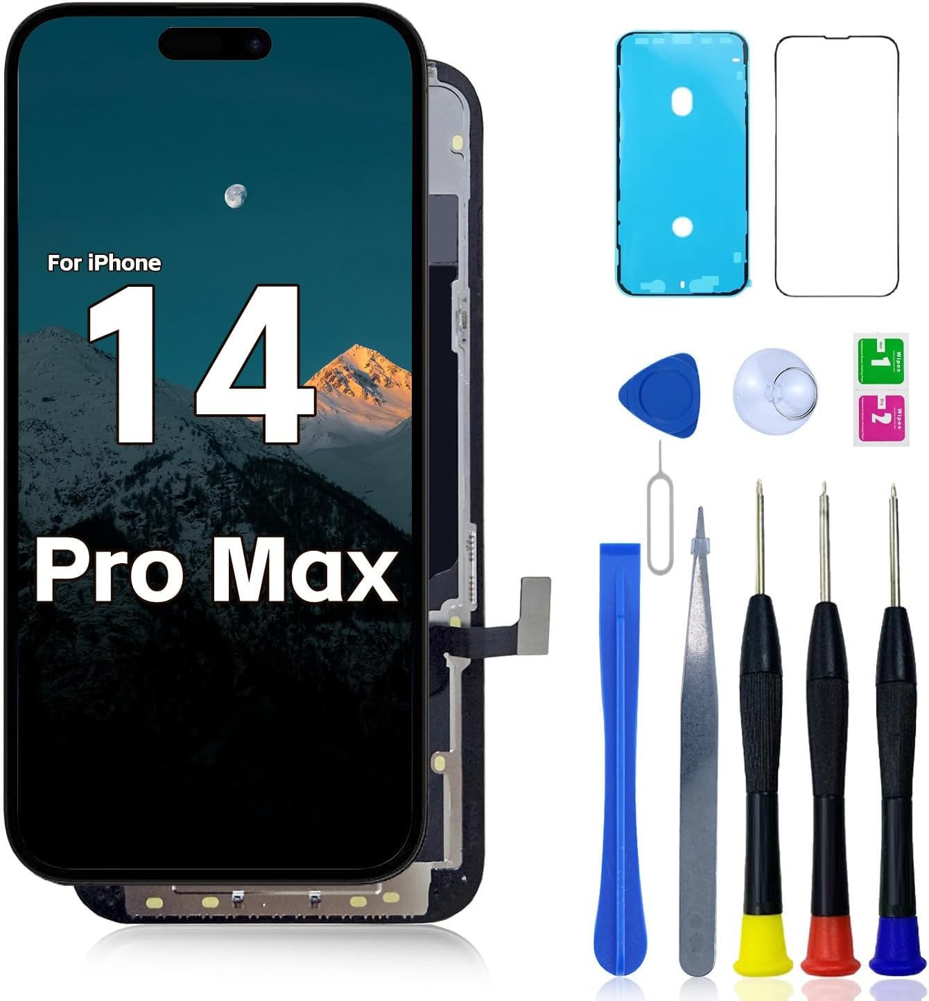 Amazon.com: FNKJYND LCD for iPhone 14 Pro Max Screen Replacement 6.7 ...