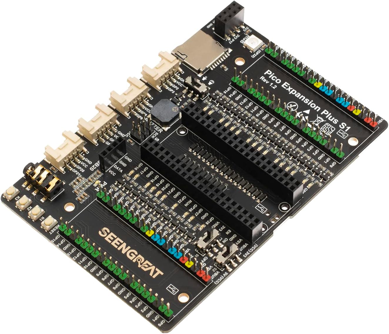 Amazon.com: XICOOLEE Dual GPIO Expander for Raspberry Pi Pico, Two Sets ...