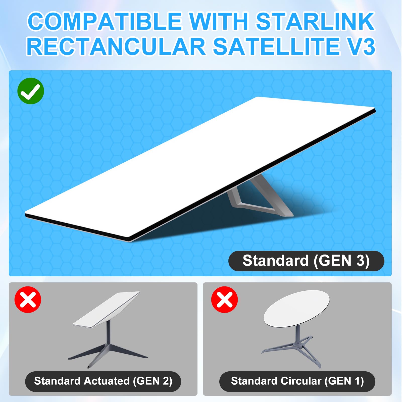 Snapklik.com : Starlink Cable Gen 3, 150FT/46M Replacement Standard V3 ...