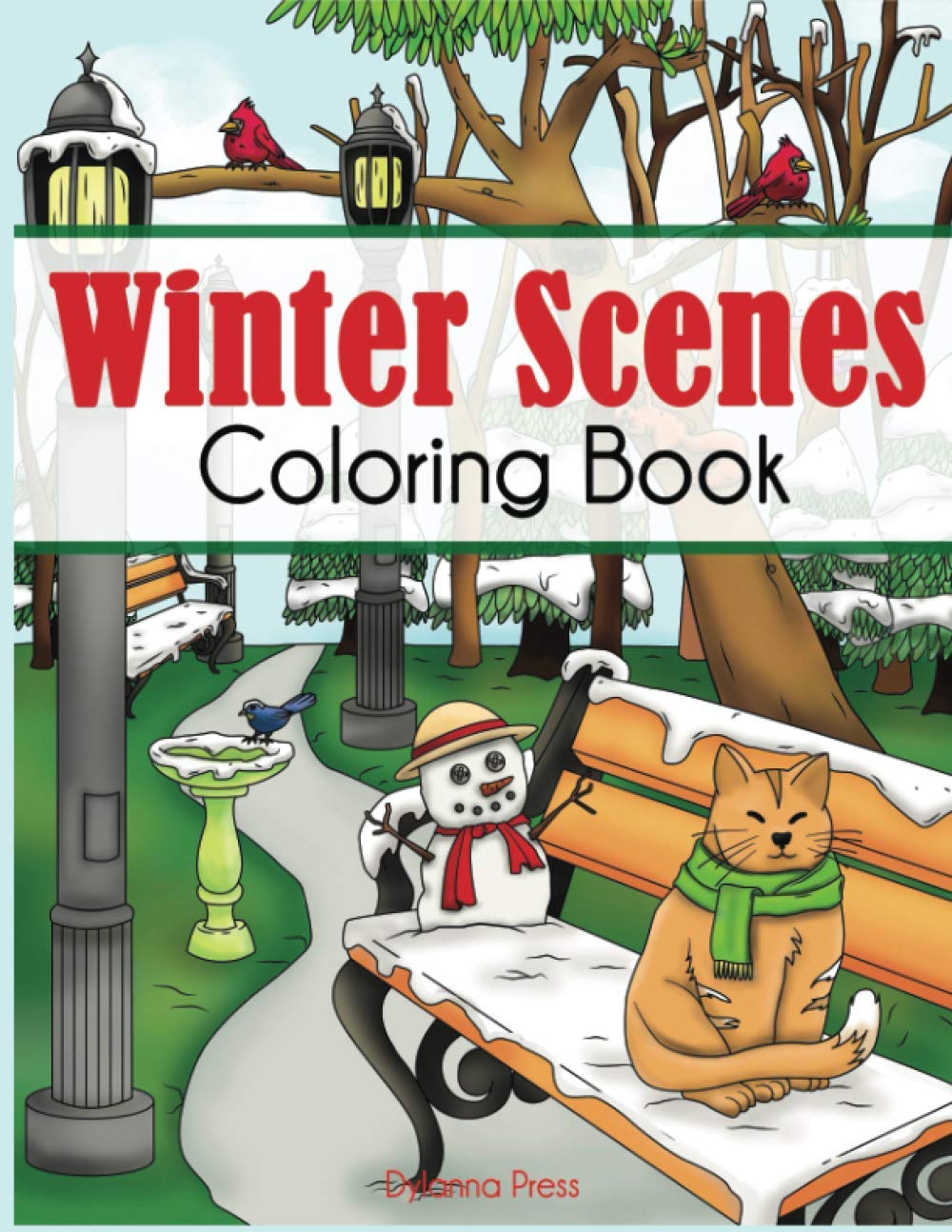Amazon.com: Winter Scenes Coloring Book: 9781647901240: Dylanna Press ...