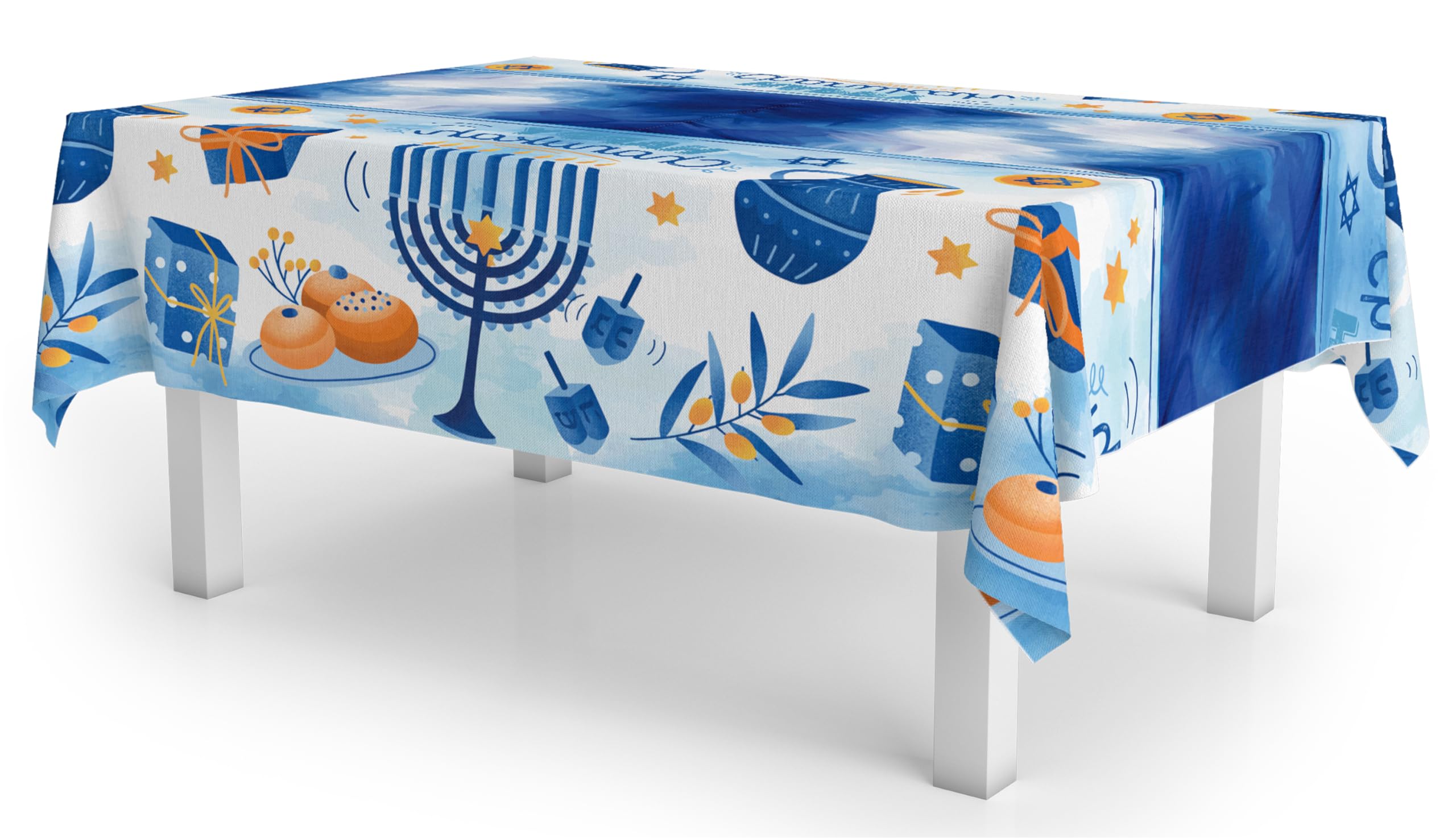 Amazon.com: Izzy 'n' Dizzy Hanukkah Tablecloth Plastic - Hanukkah Paper ...