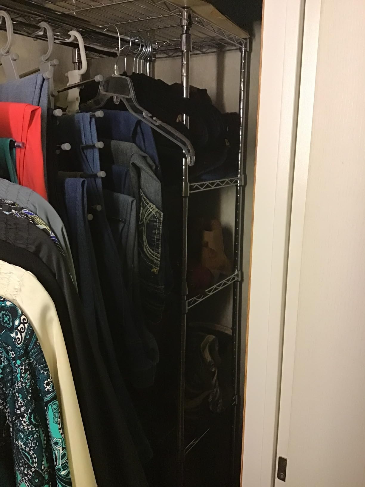 Amazon Basics Expandable Metal Hanging Storage Organizer Rack at Jordan ...