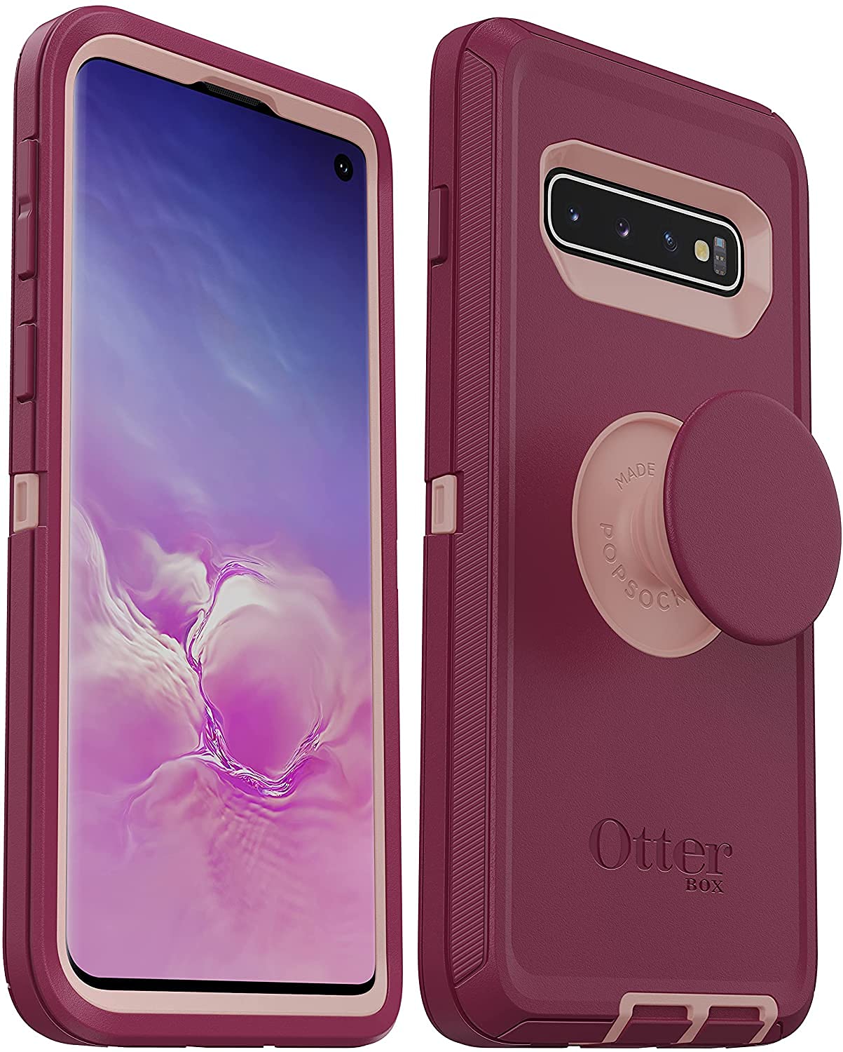 OtterBox - Otter + Pop Defender Series Black Case for Samsung Galaxy ...