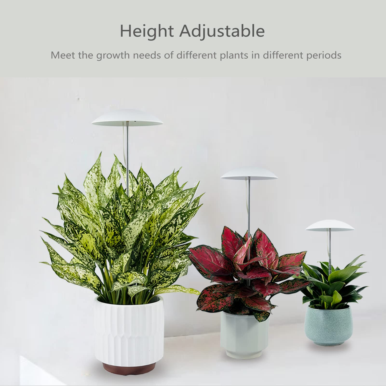 Snapklik.com : LED Grow Lights For Indoor Plants 4 Pack, Smart USB ...