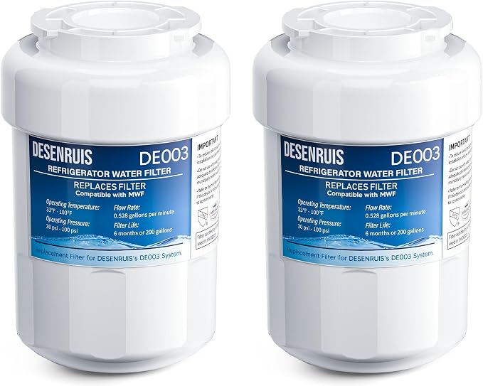 Amazon.com: Water Filter Replacement Compatible with GE MWF, SmartWater ...