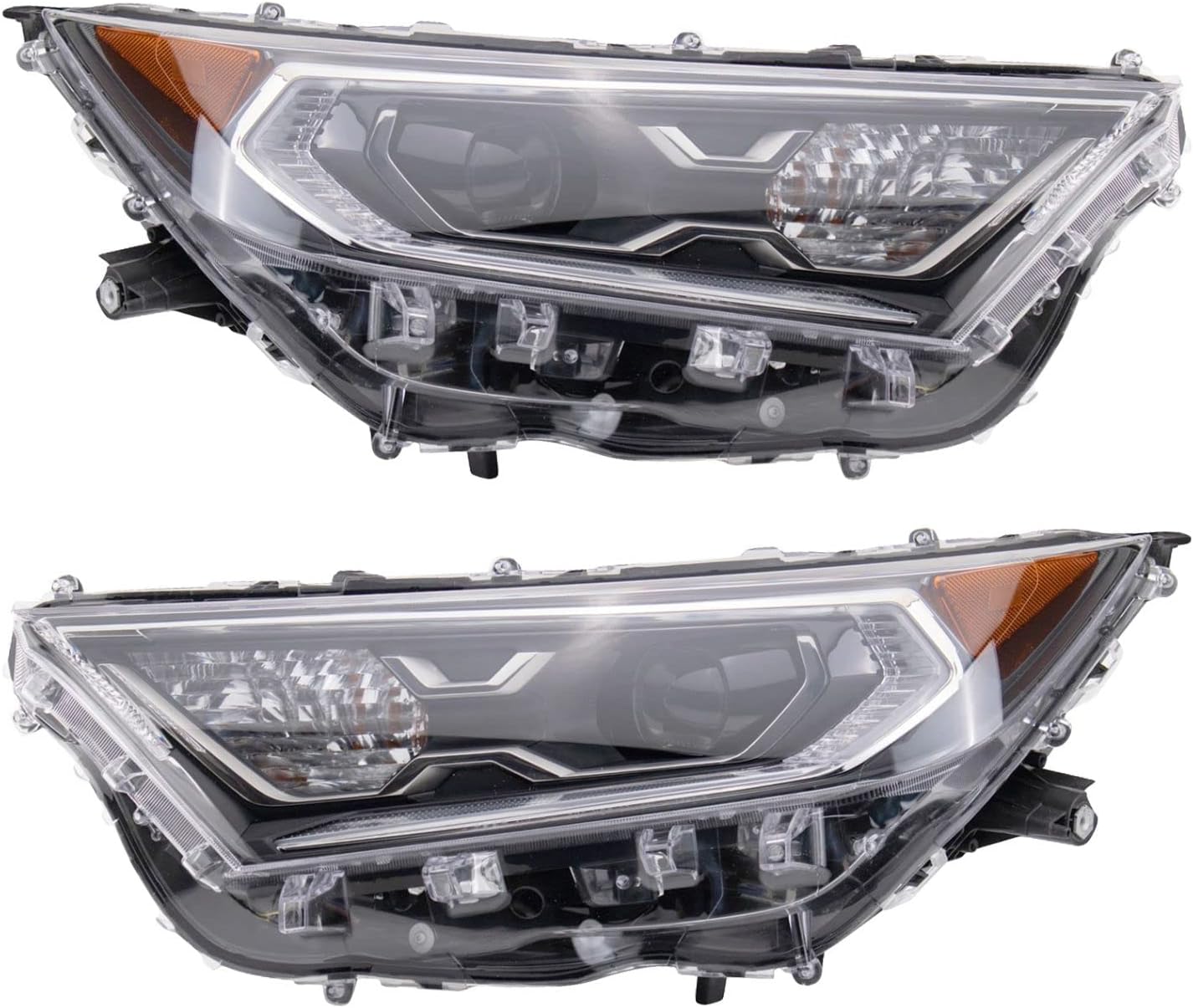 Amazon.com: Headlight Assembly Set Headlights Driver & Passenger Side ...