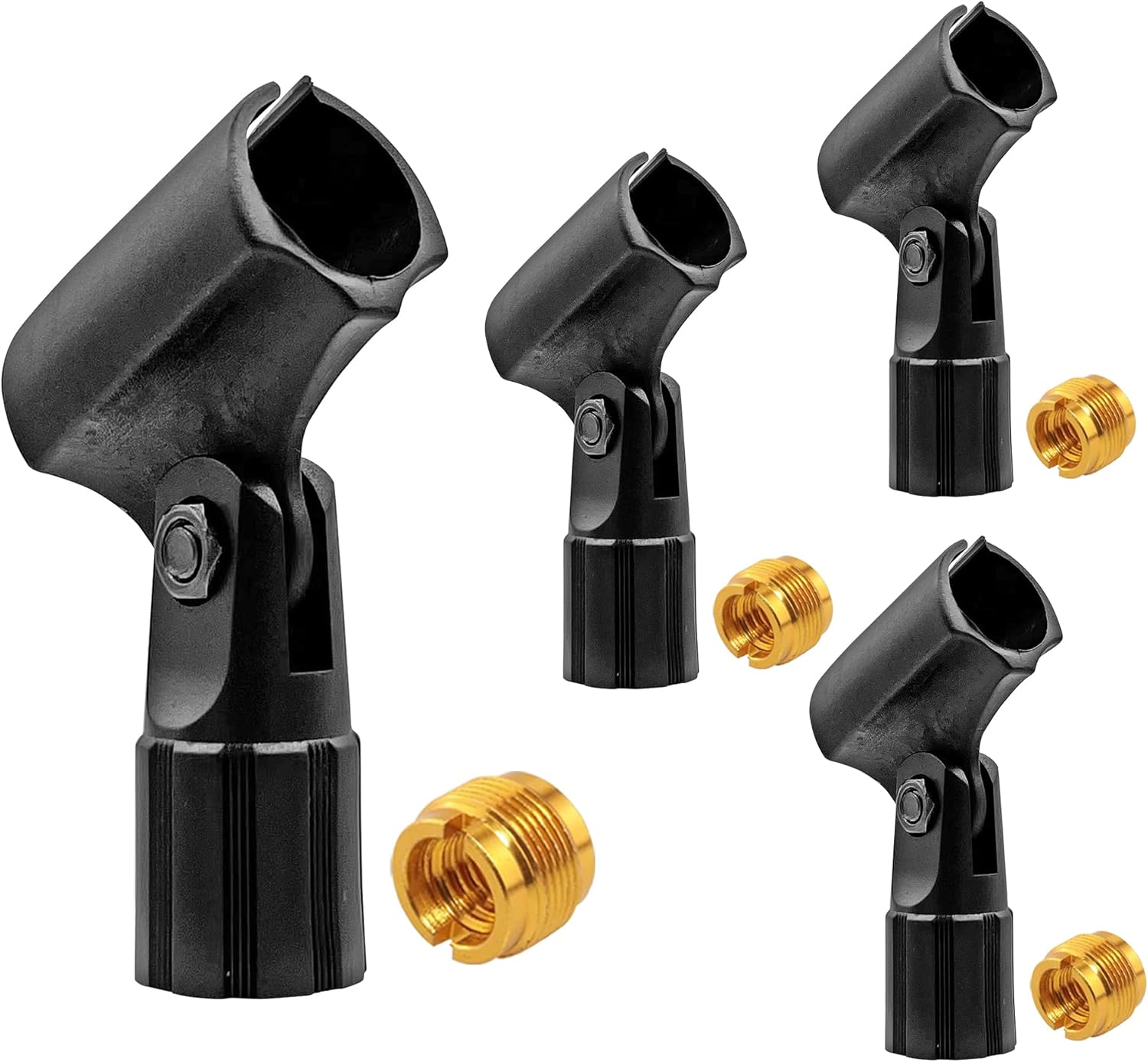 Amazon.com: 5 Core Pencil Microphone Clip Holder Black Angle Adjustable ...