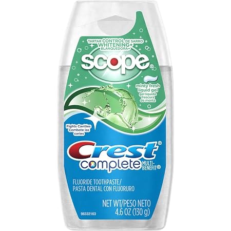 Amazon.com: Crest Complete Whitening Plus Scope Multi-Benefit Fluoride ...